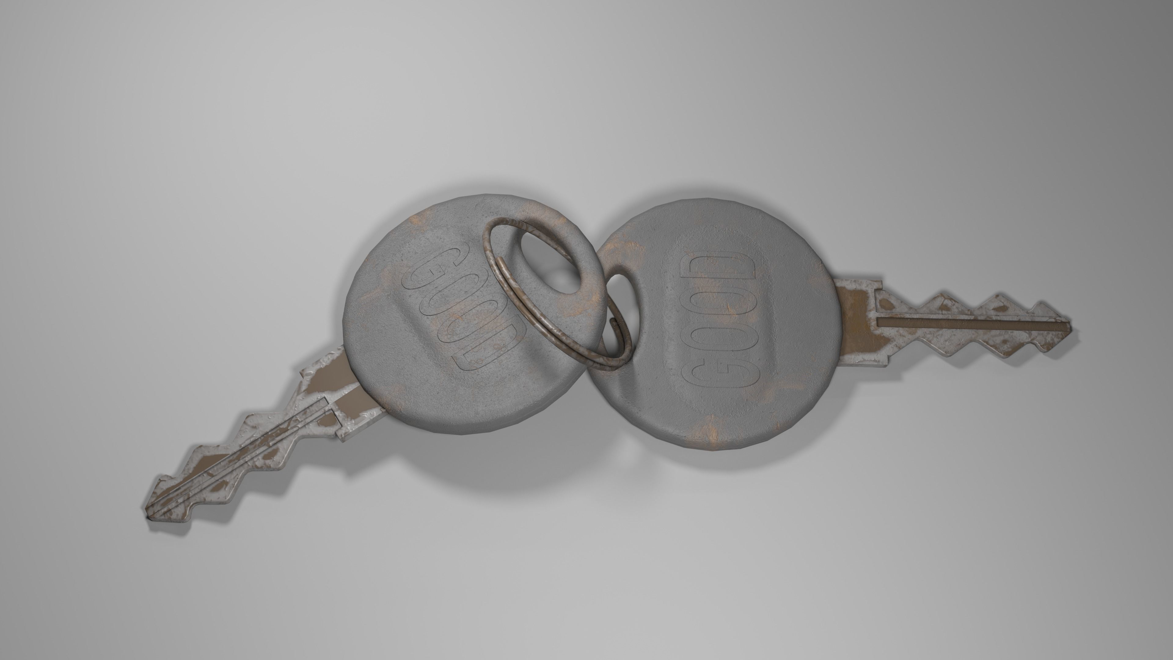 3D model Rusted key VR / AR / low-poly | CGTrader