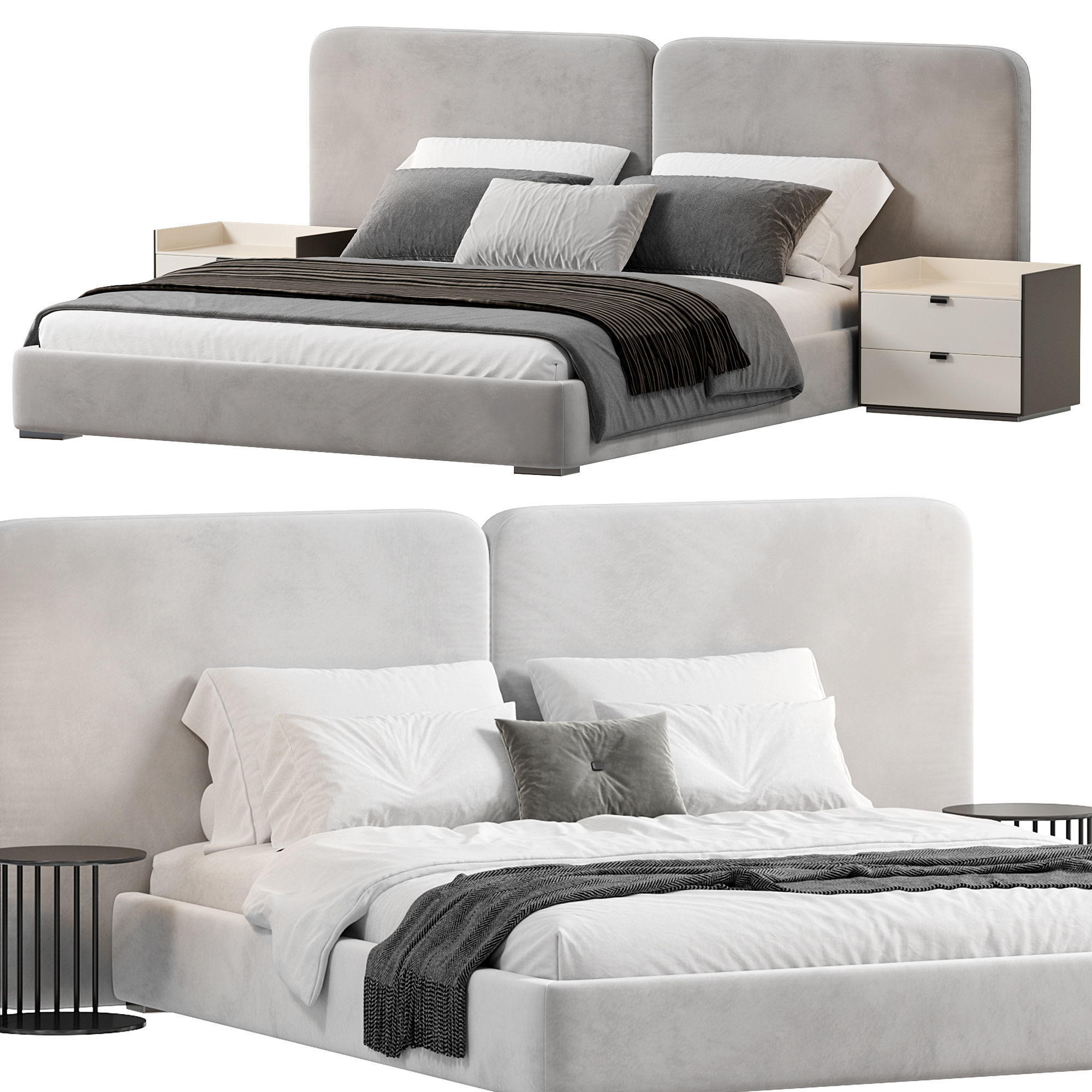 FREEDOM Bed by idealbeds 3D model | CGTrader