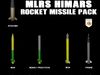 3D model MLRS HIMARS Artillery Rockets And Missiles Pack VR / AR / low ...