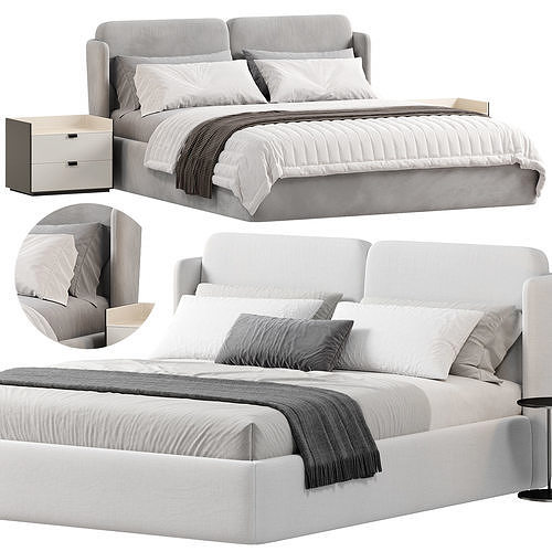 KIRA Bed by Andrea Parisio 3D model | CGTrader