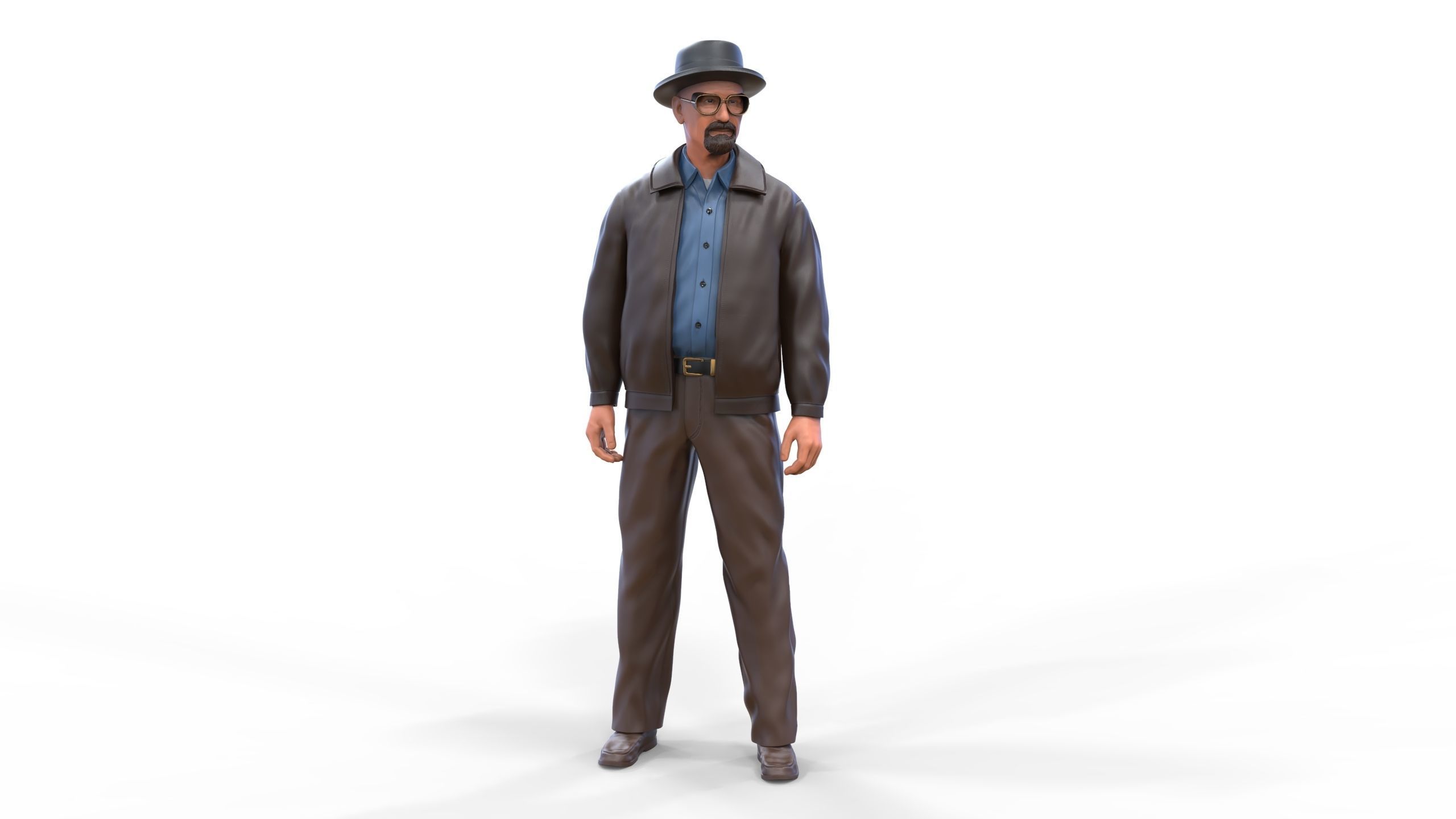 Breaking Bad Walter White 3D model 3D printable | CGTrader