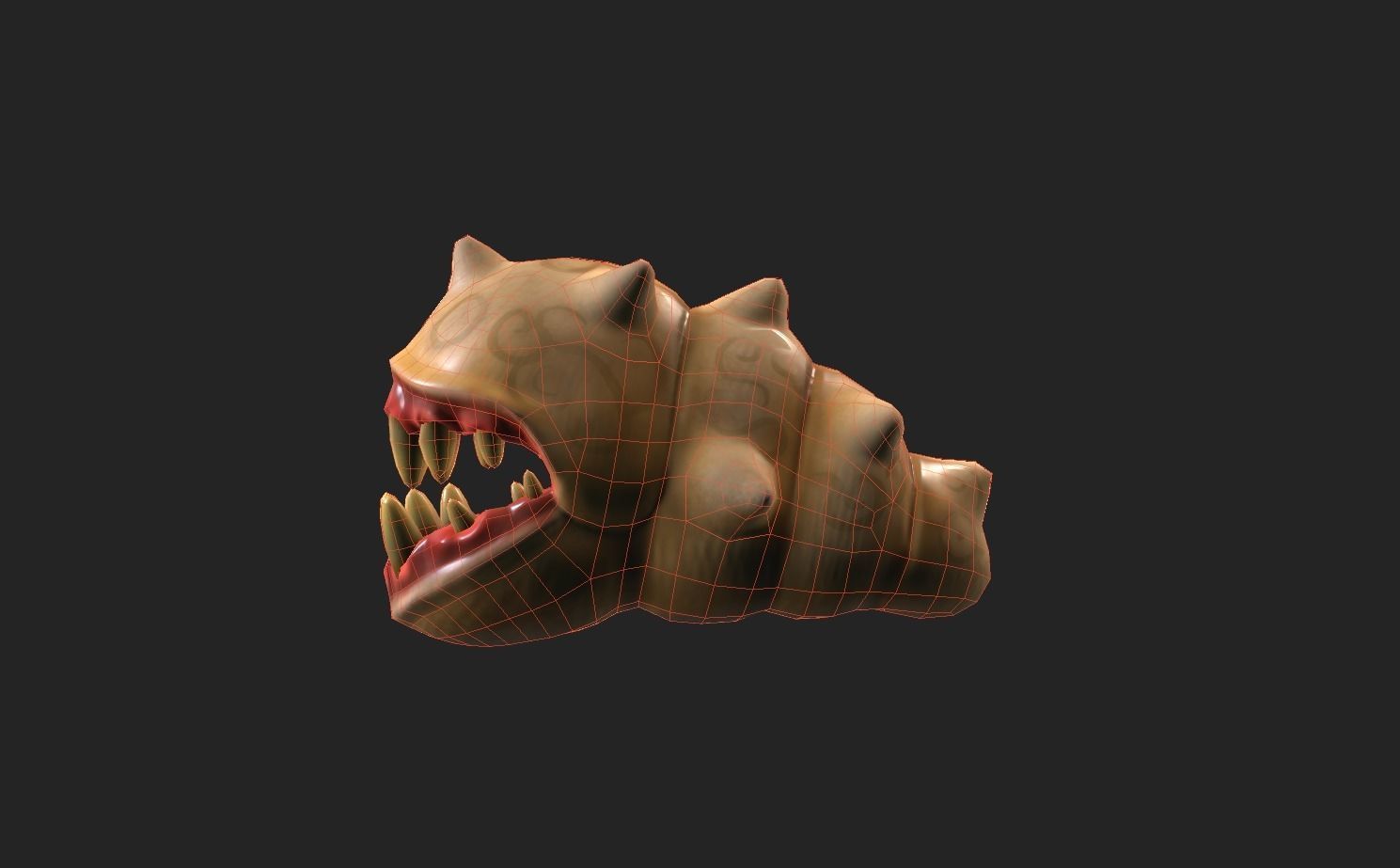 3D model Desert Worm model Low-poly 3D VR / AR / low-poly | CGTrader