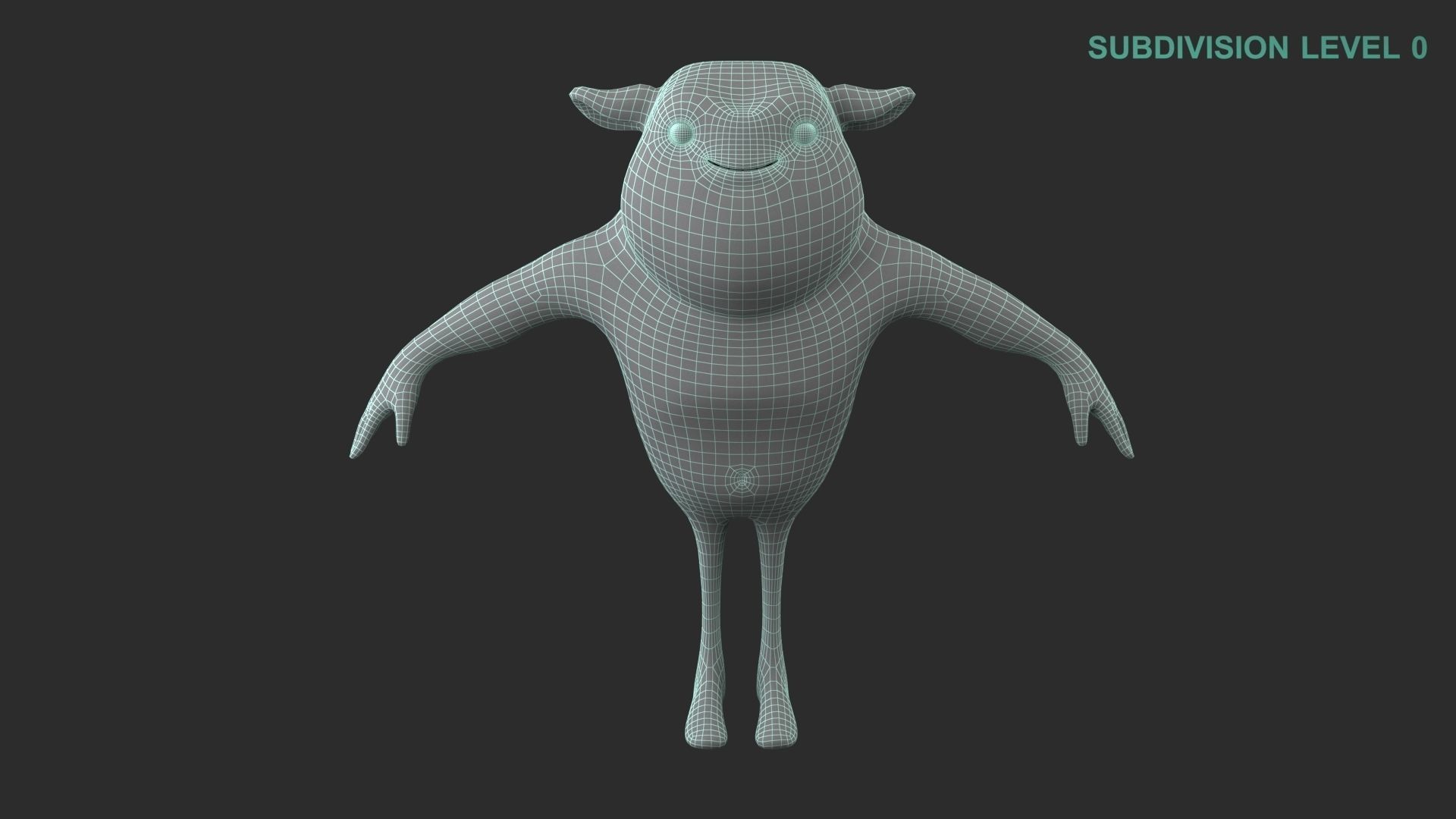 Cartoon Monster 3D model | CGTrader