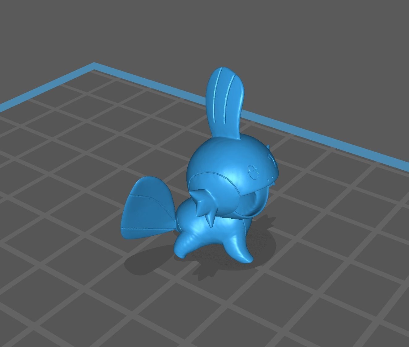 Mudkip Marshtomp Swampert and Mega Swampert 3D print model 3D model 3D ...