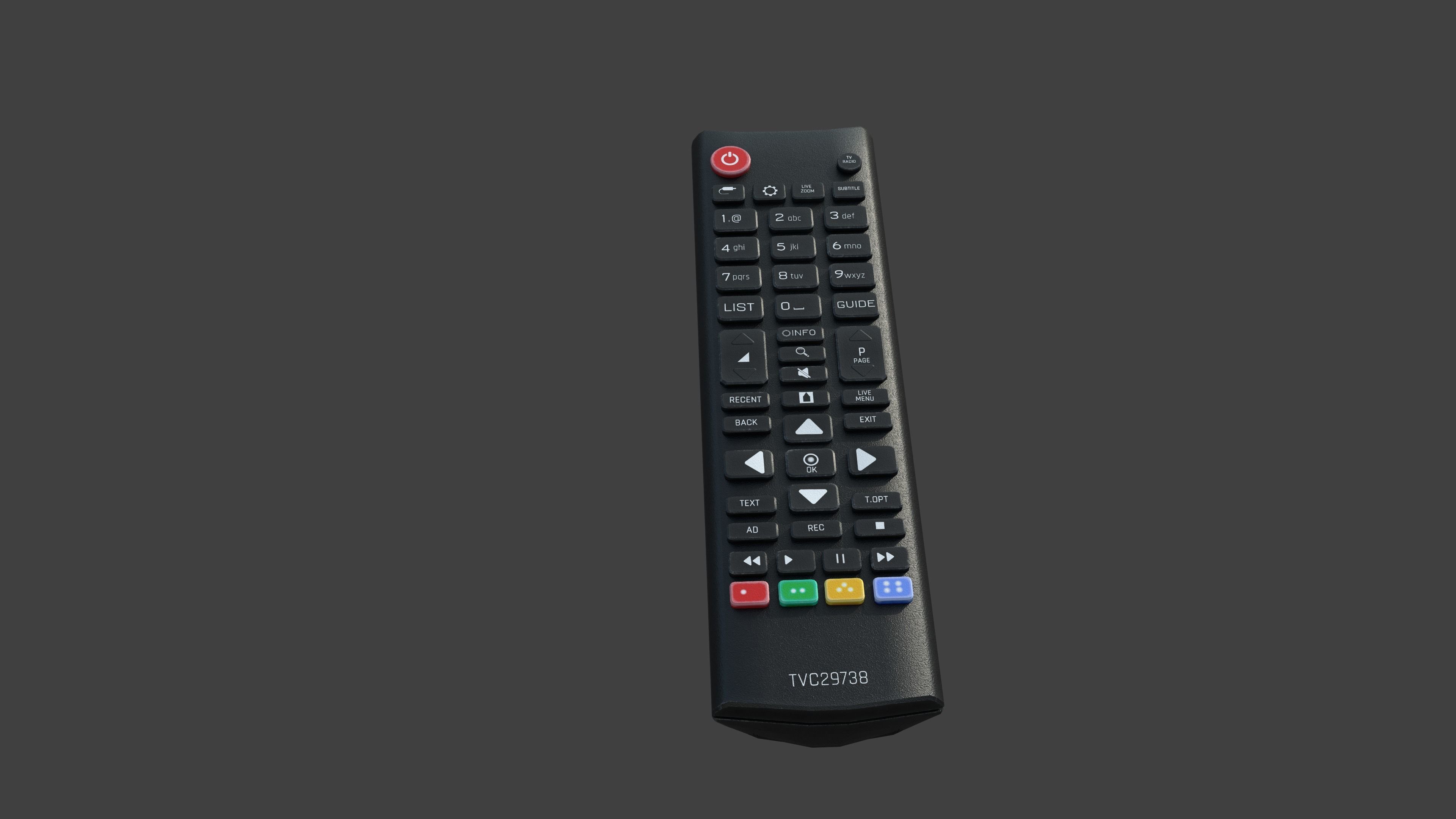 3D model Remote Control for TV VR / AR / low-poly | CGTrader