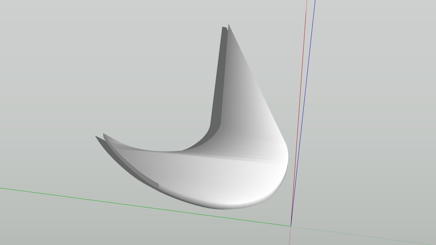 Nike Swoosh 3D model 3D printable | CGTrader