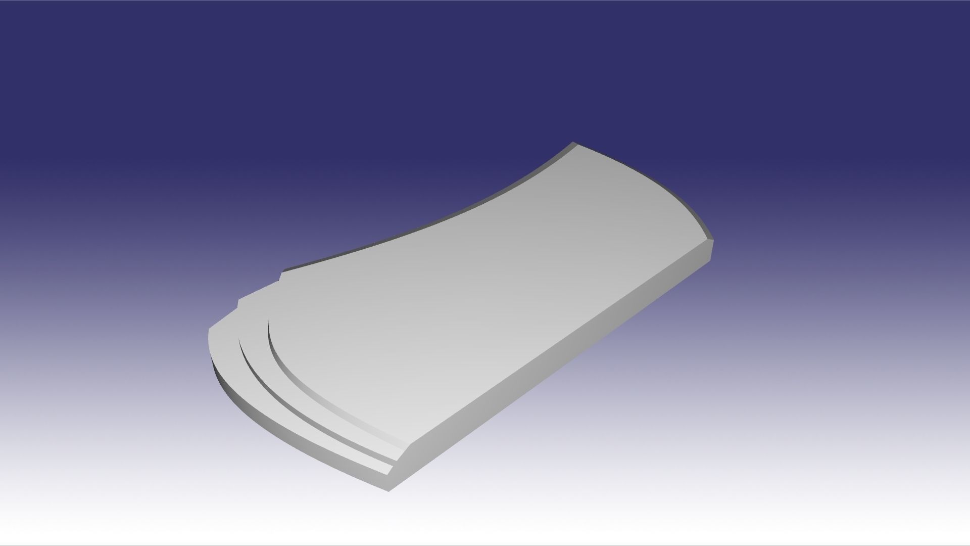 headstone wave feathers 3D model | CGTrader