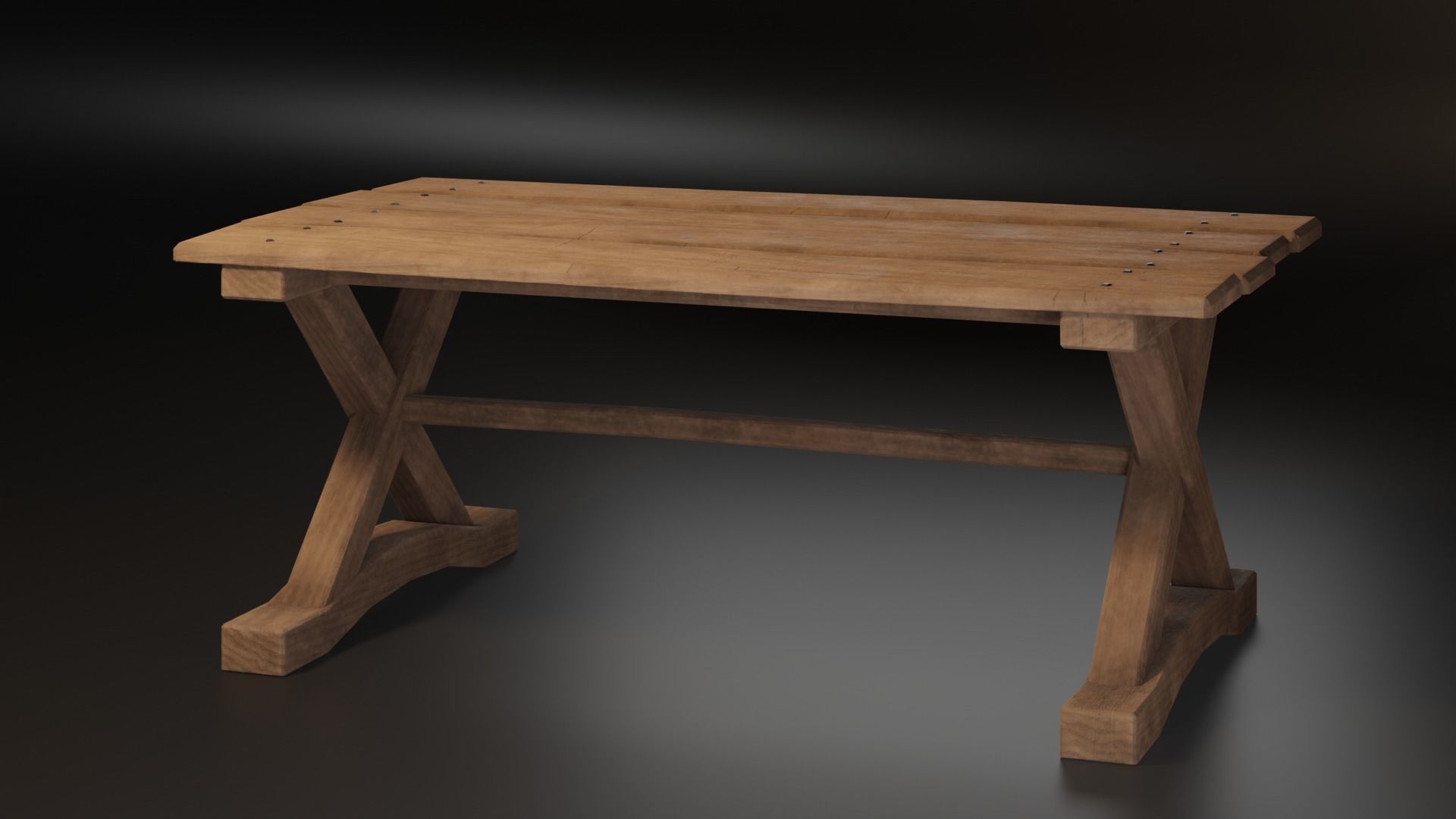 4 Medieval Fantasy Tables free VR / AR / low-poly 3D model | CGTrader