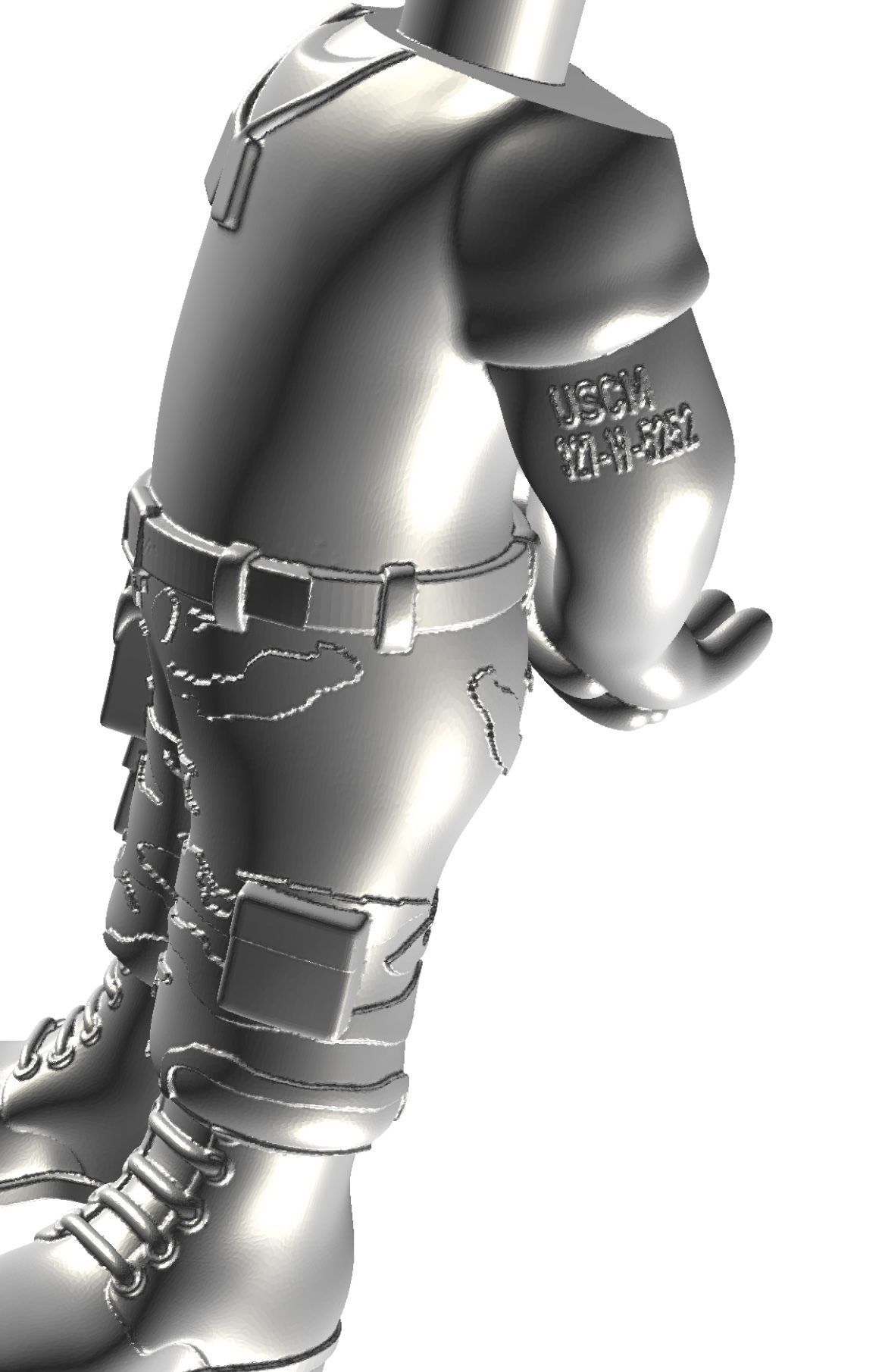 3D Print Model Funko Aliens Hicks a colonial Marine USCM Custom 3D ...