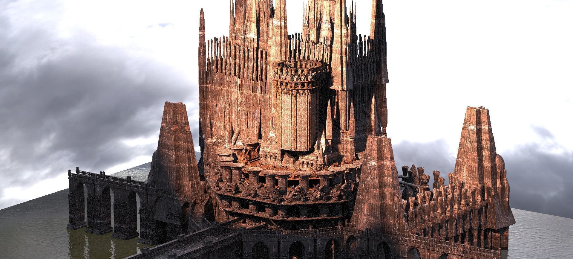 Magna Carter Fortress 2 3D model | CGTrader