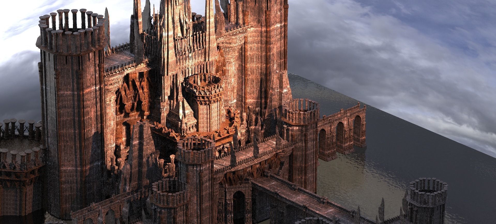 Magna Carter Fortress Extended 3D model | CGTrader