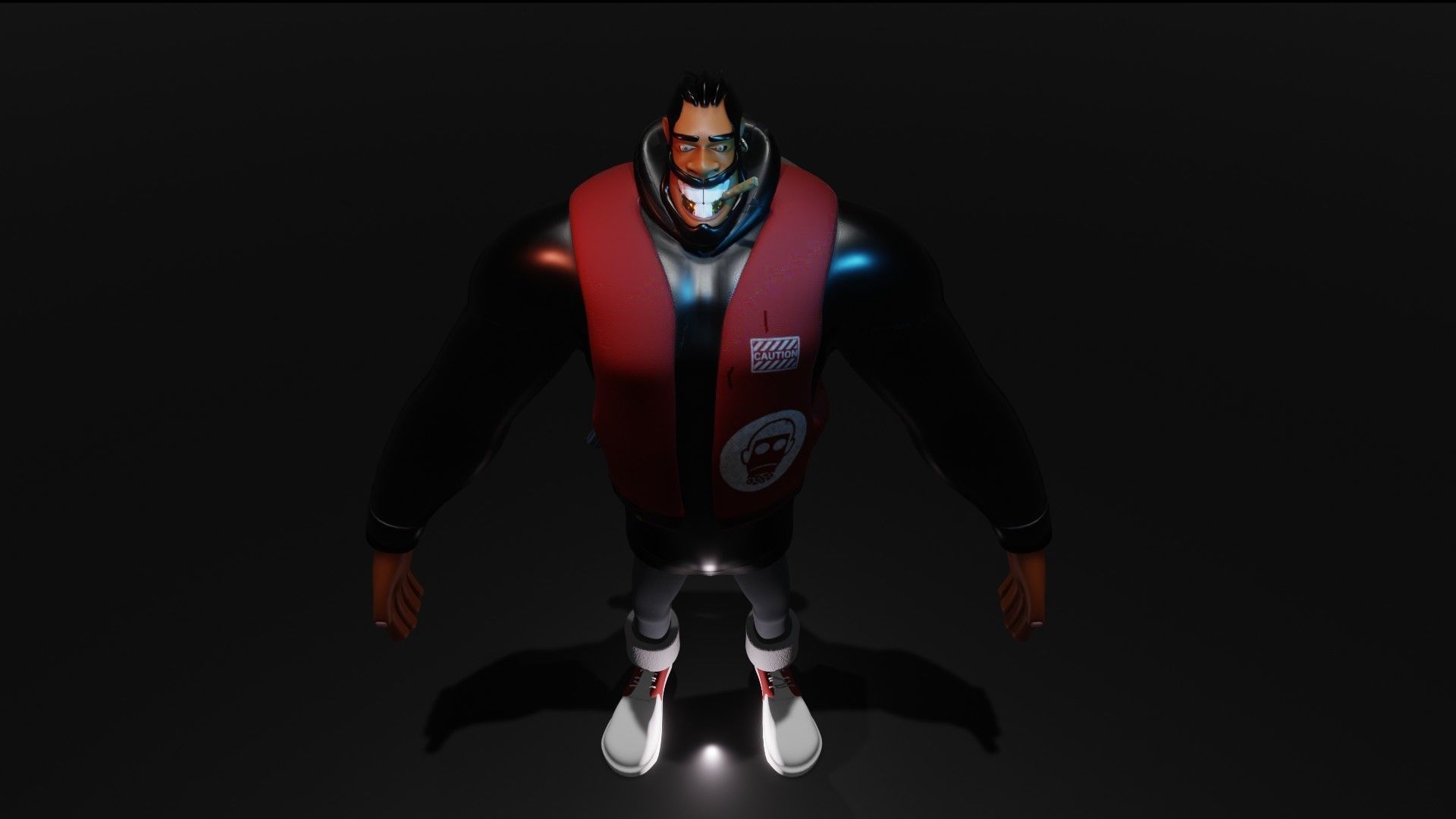 character gunman 3D model | CGTrader
