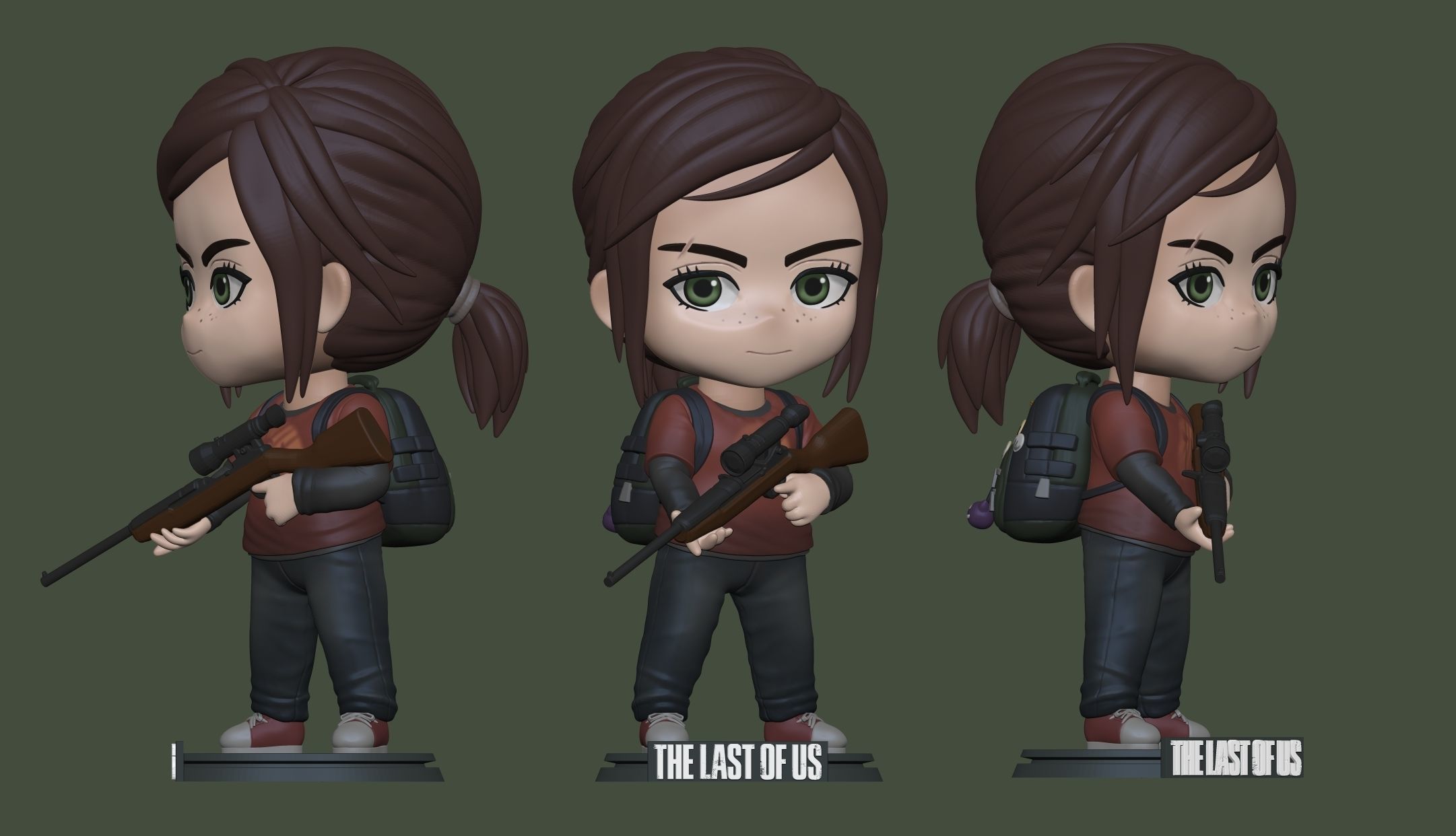 Ellie The Last Of Us Parte 1 y 2 3D model 3D printable | CGTrader