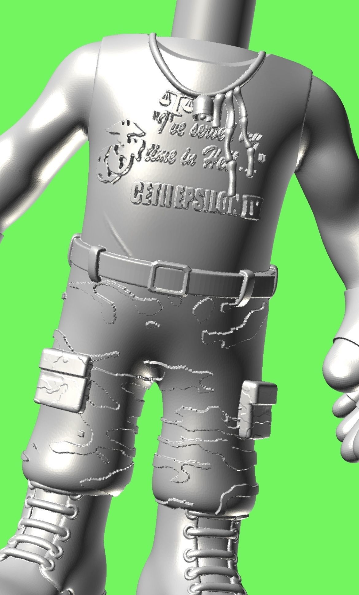 3D Print Model Drake Funko Custom Aliens Colonial Marine USCM 3D model ...