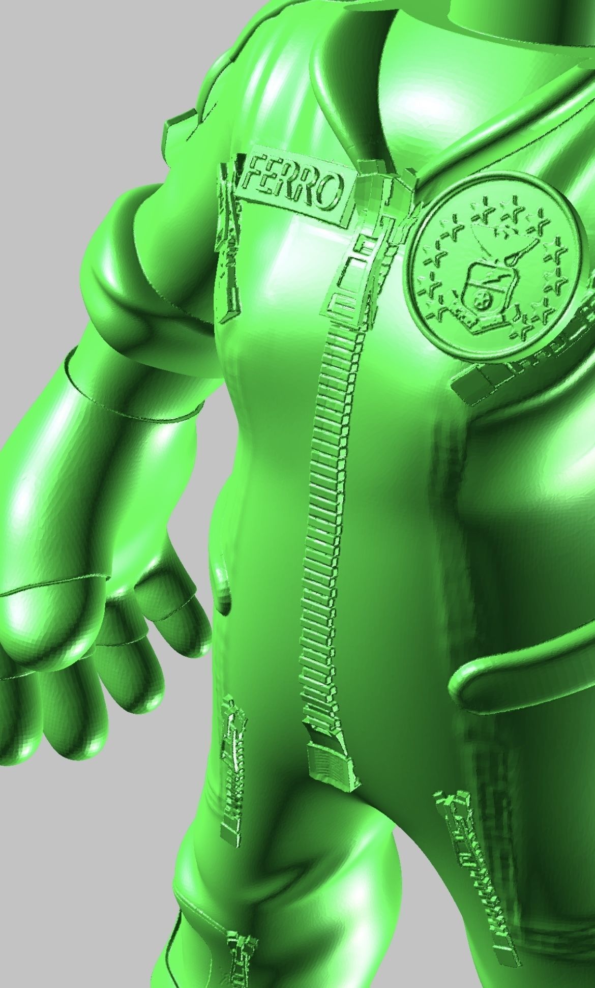 3D Print Model Ferro Aliens Funko Aliens Colonial Marine USCM 3D model ...