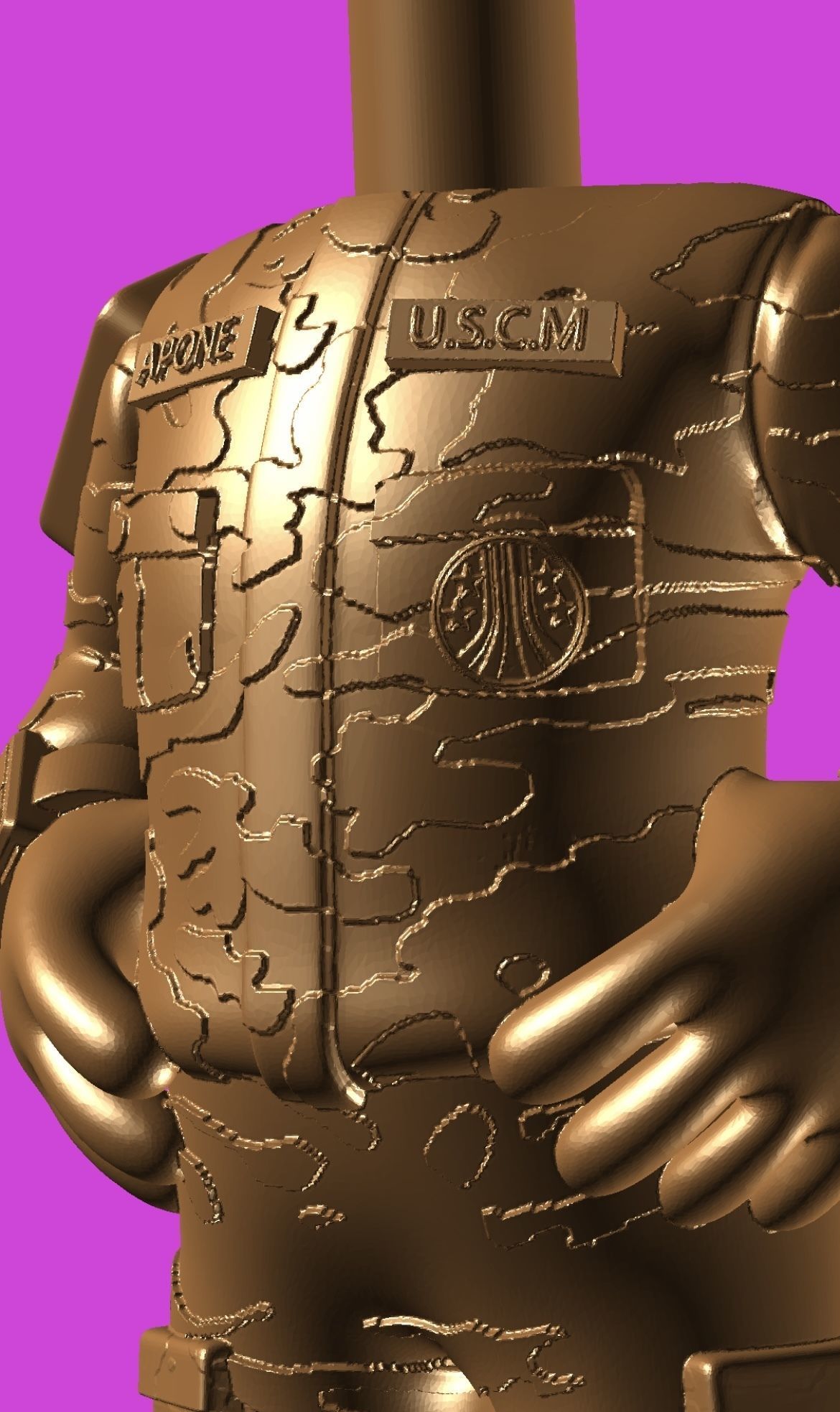 3D Print Model Apone aliens Funko Colonial Marine USCM 3D model 3D ...