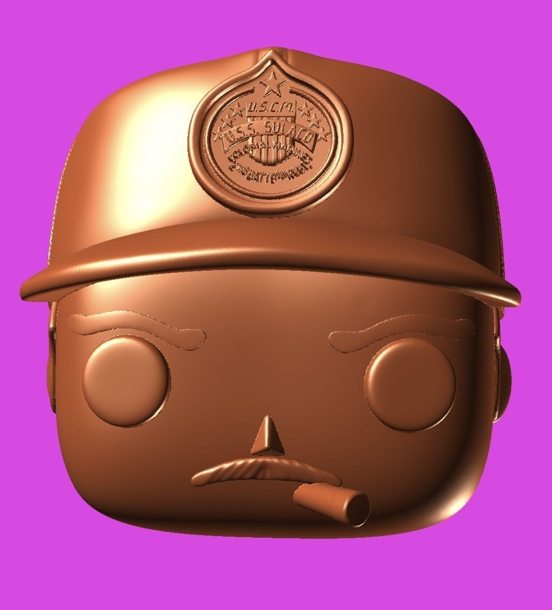 3D Print Model Apone aliens Funko Colonial Marine USCM 3D model 3D ...