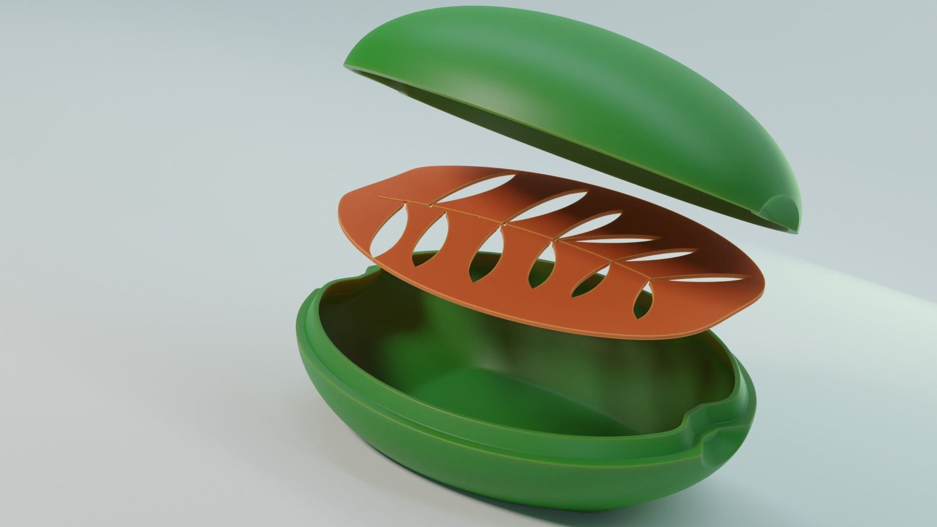 olive soap dish 3D model 3D printable | CGTrader