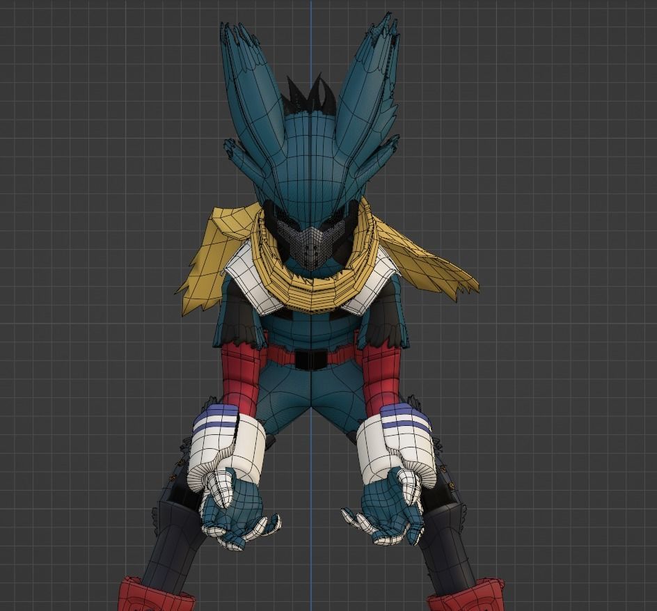 Vigilante Deku - My Hero Academia 3D model rigged | CGTrader