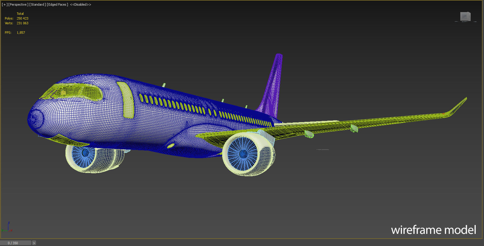 Airbus A220 -300 high detail model 3D model | CGTrader