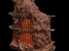 Old Cliff Prison Tabletop Terrain 28 MM 3D model 3D printable | CGTrader