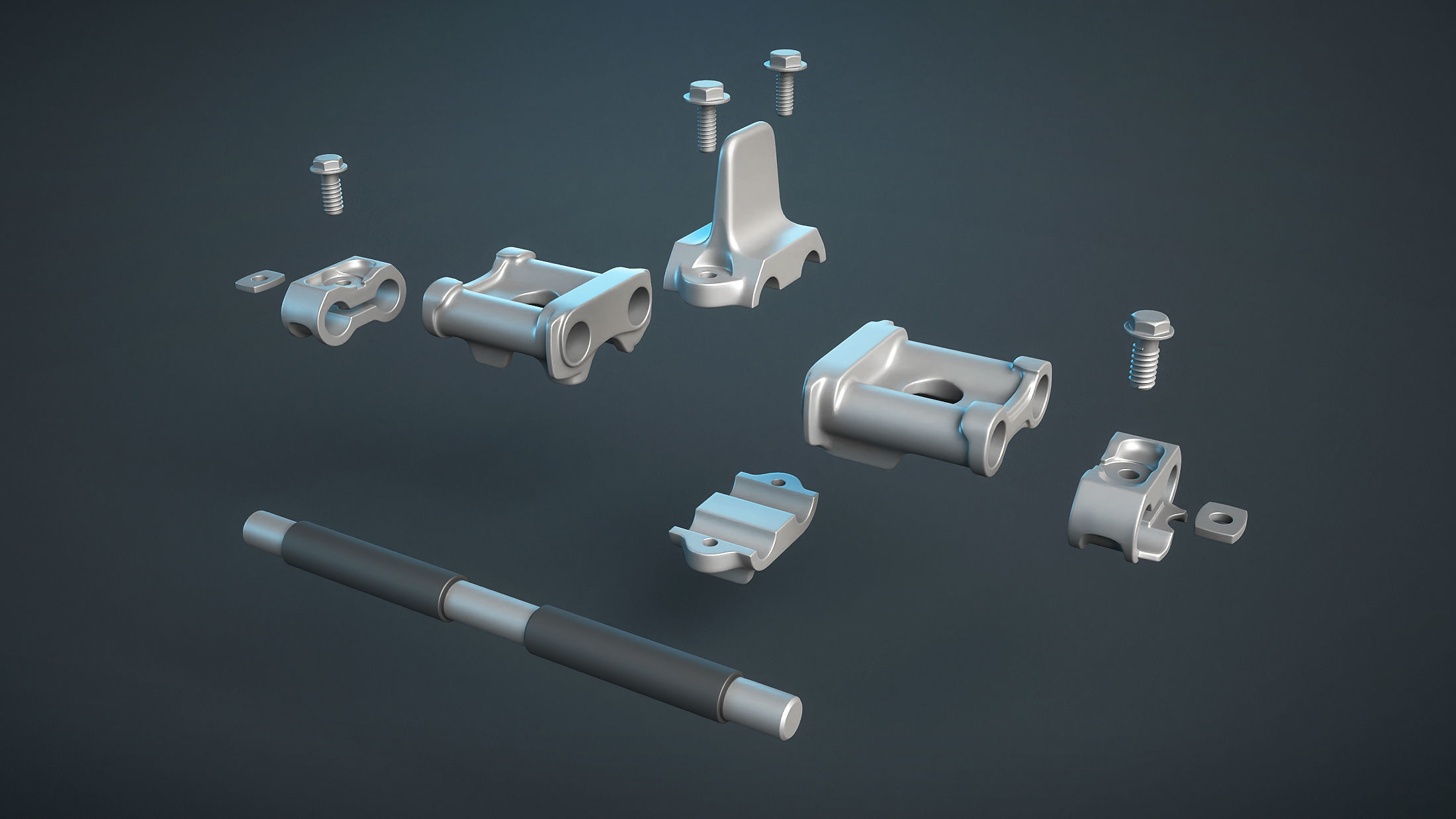 T-64 Tank Track Link 3D model | CGTrader