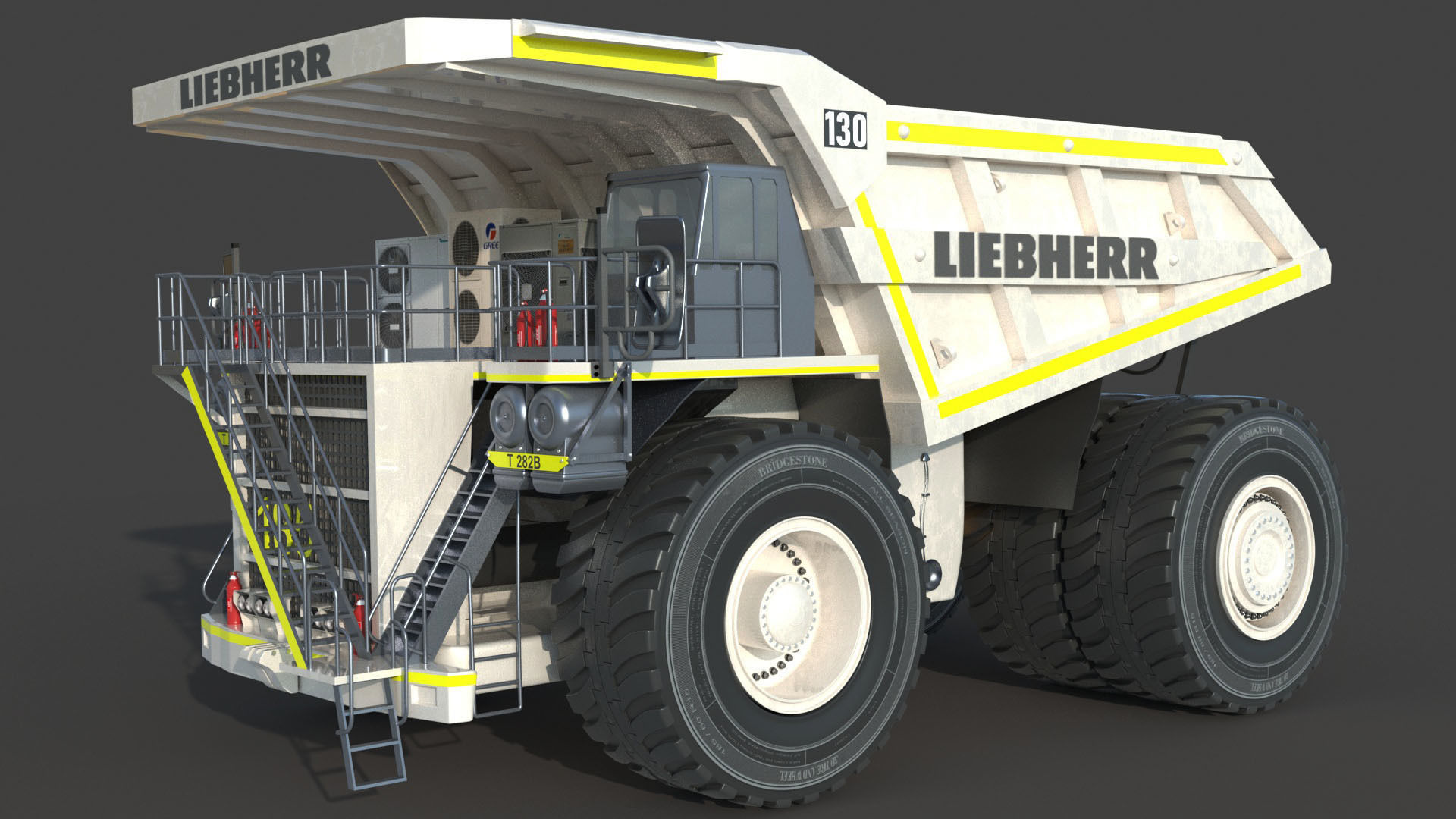Liebherr T 282B Mining Truck 3D model | CGTrader