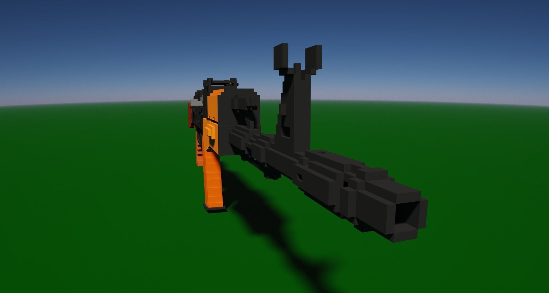 AK74 AK47 Voxel Gun free VR / AR / low-poly 3D model | CGTrader