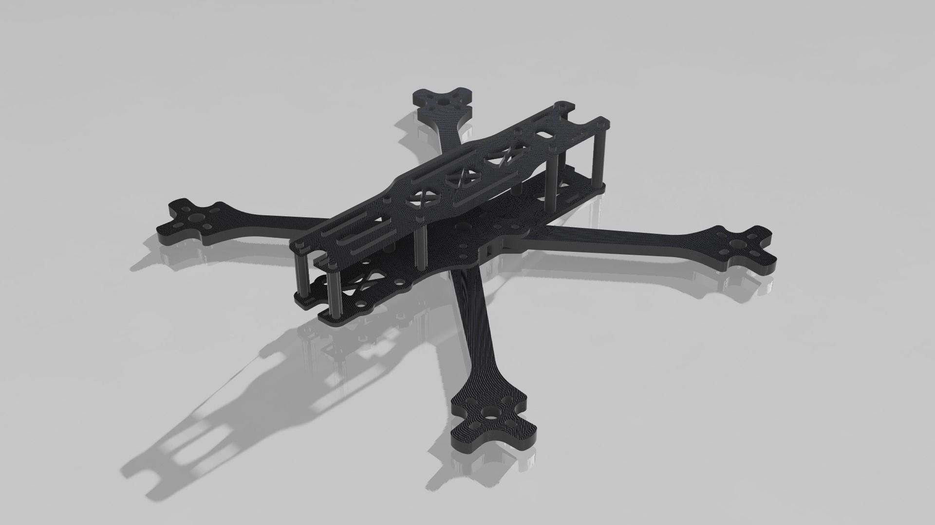 Racing FPV Drone Frame 2 3D Printable 3D model 3D printable | CGTrader
