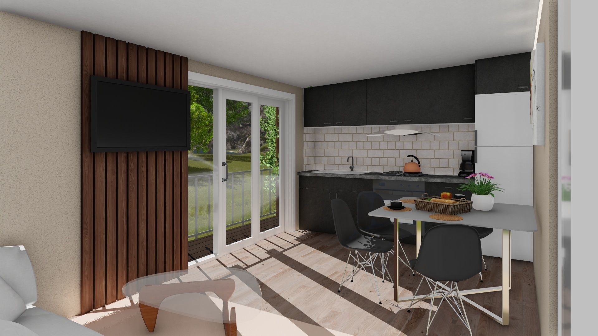 3D model of a modular house 2 by 1 bedroom 3D model | CGTrader