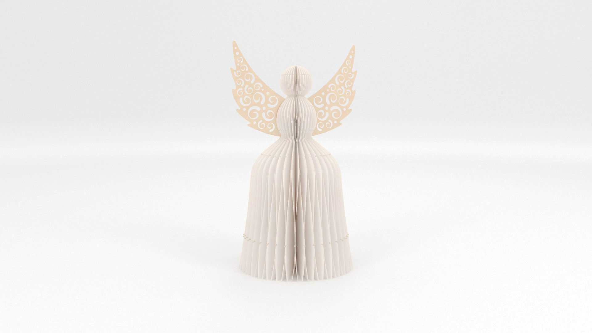Paper Angel 3D model | CGTrader