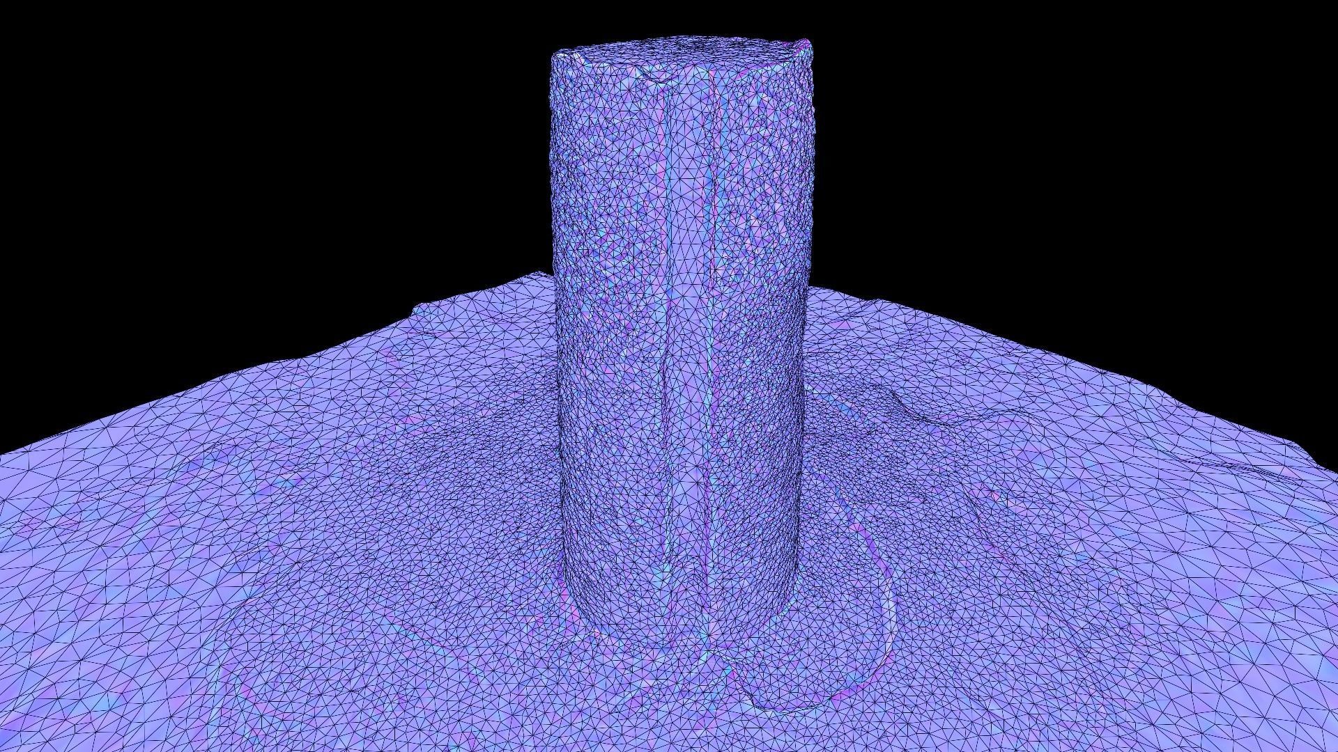 Mosaic Car Stop 3D model | CGTrader