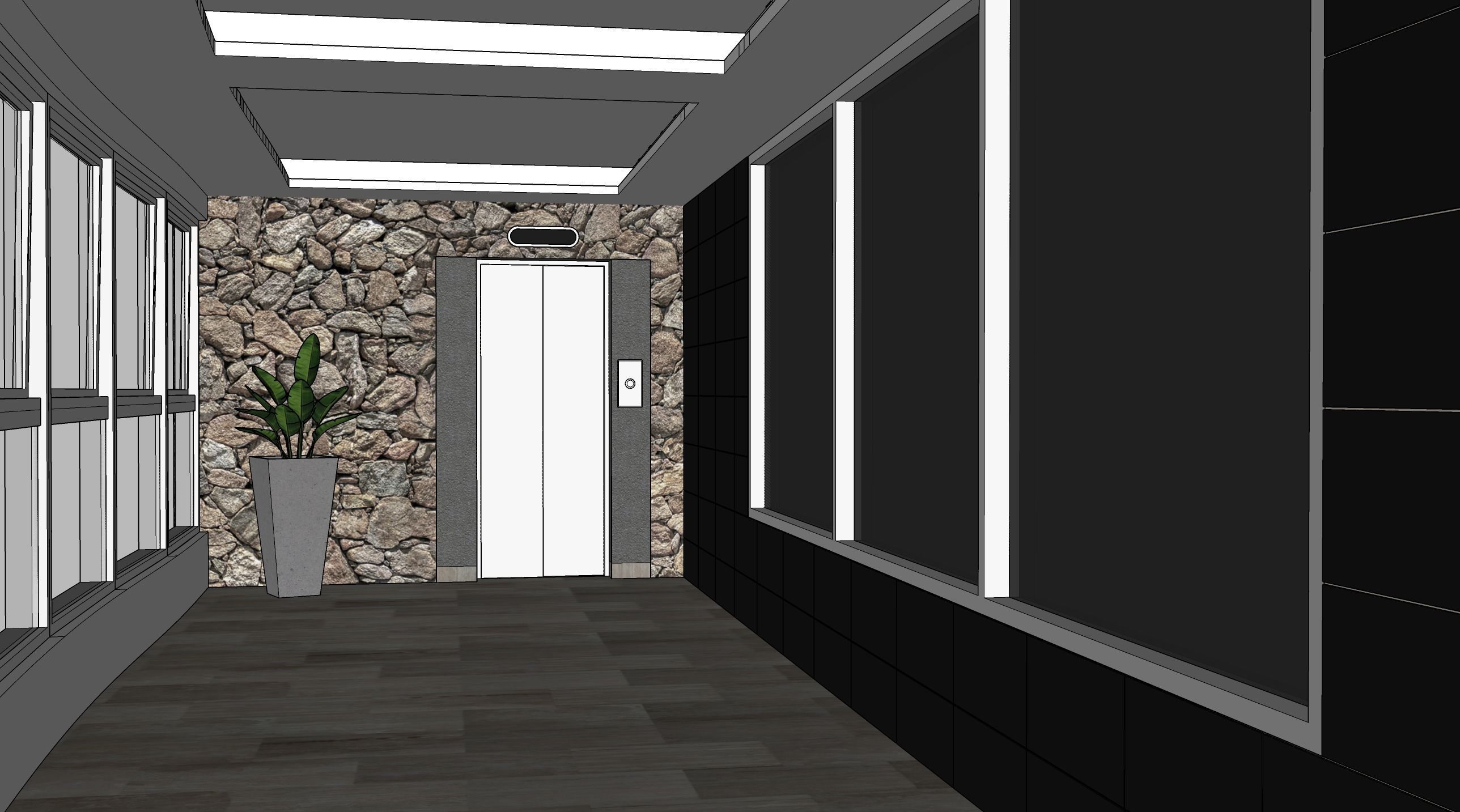 Building Lobby 3D model | CGTrader