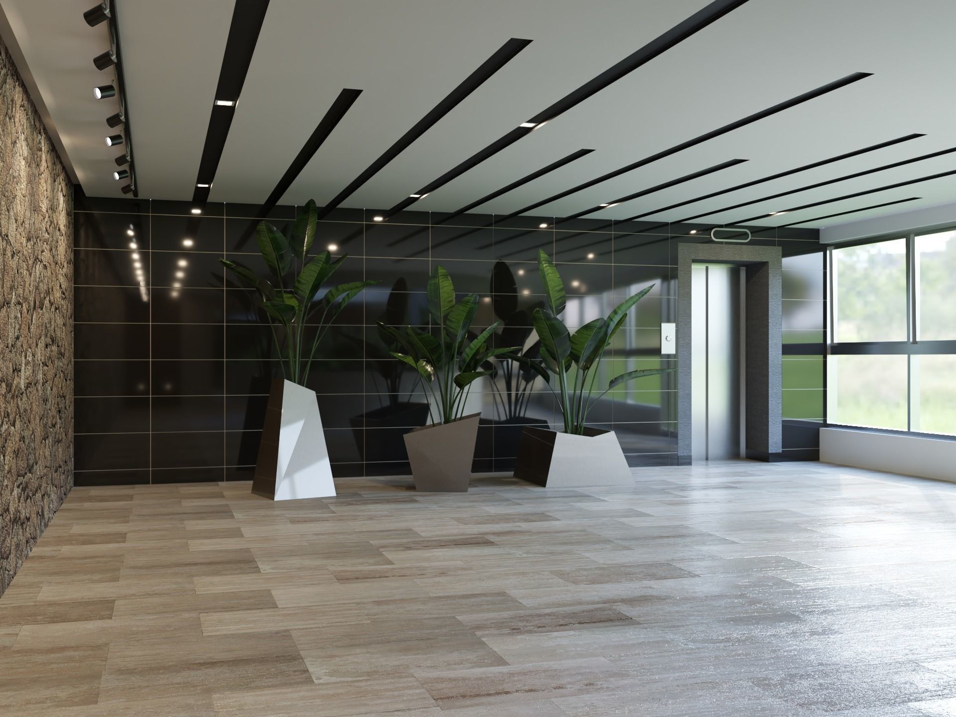 Building Lobby 3D model | CGTrader