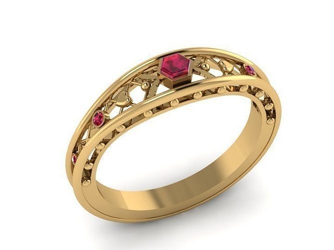 Rings 3D model 3D printable | CGTrader