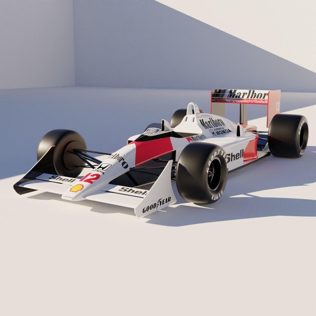 F1 Car Mclaren MP4 3D model | CGTrader