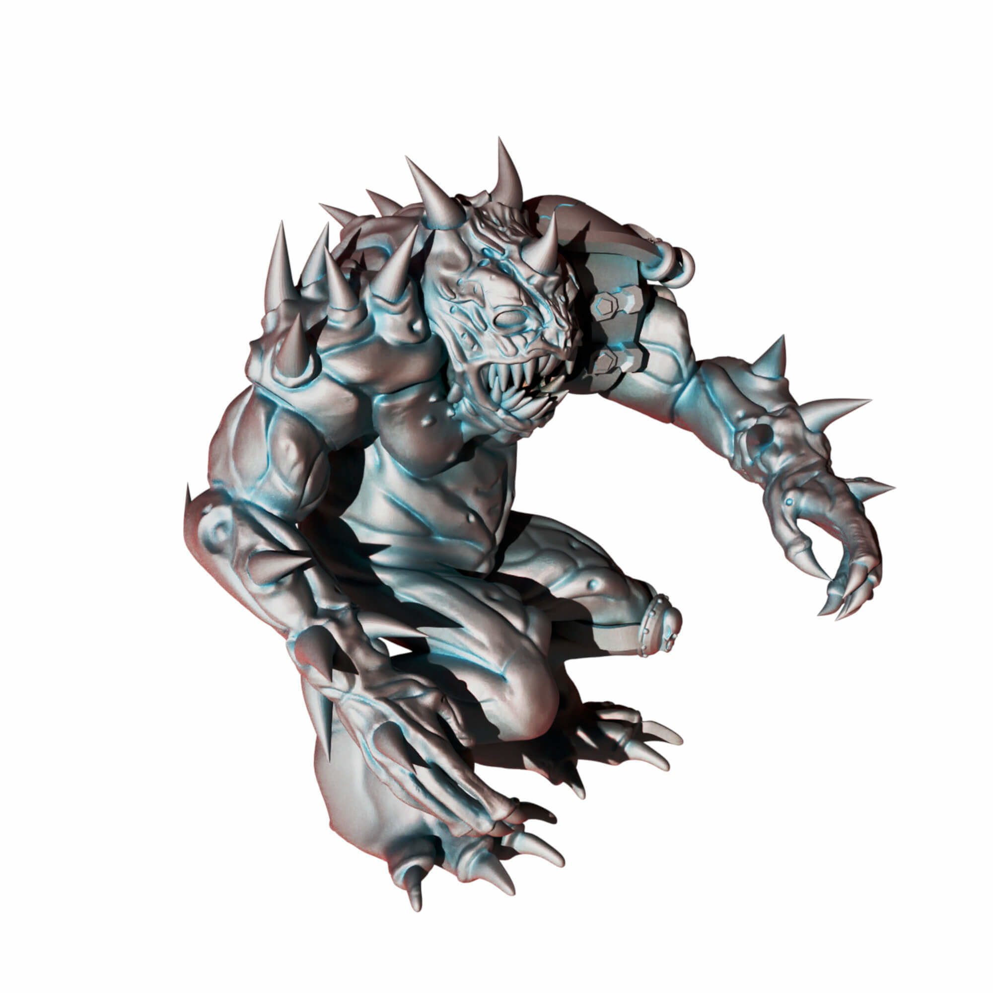 Slaad Demon Miniatures Set Fantasy Demons 3D model 3D printable | CGTrader