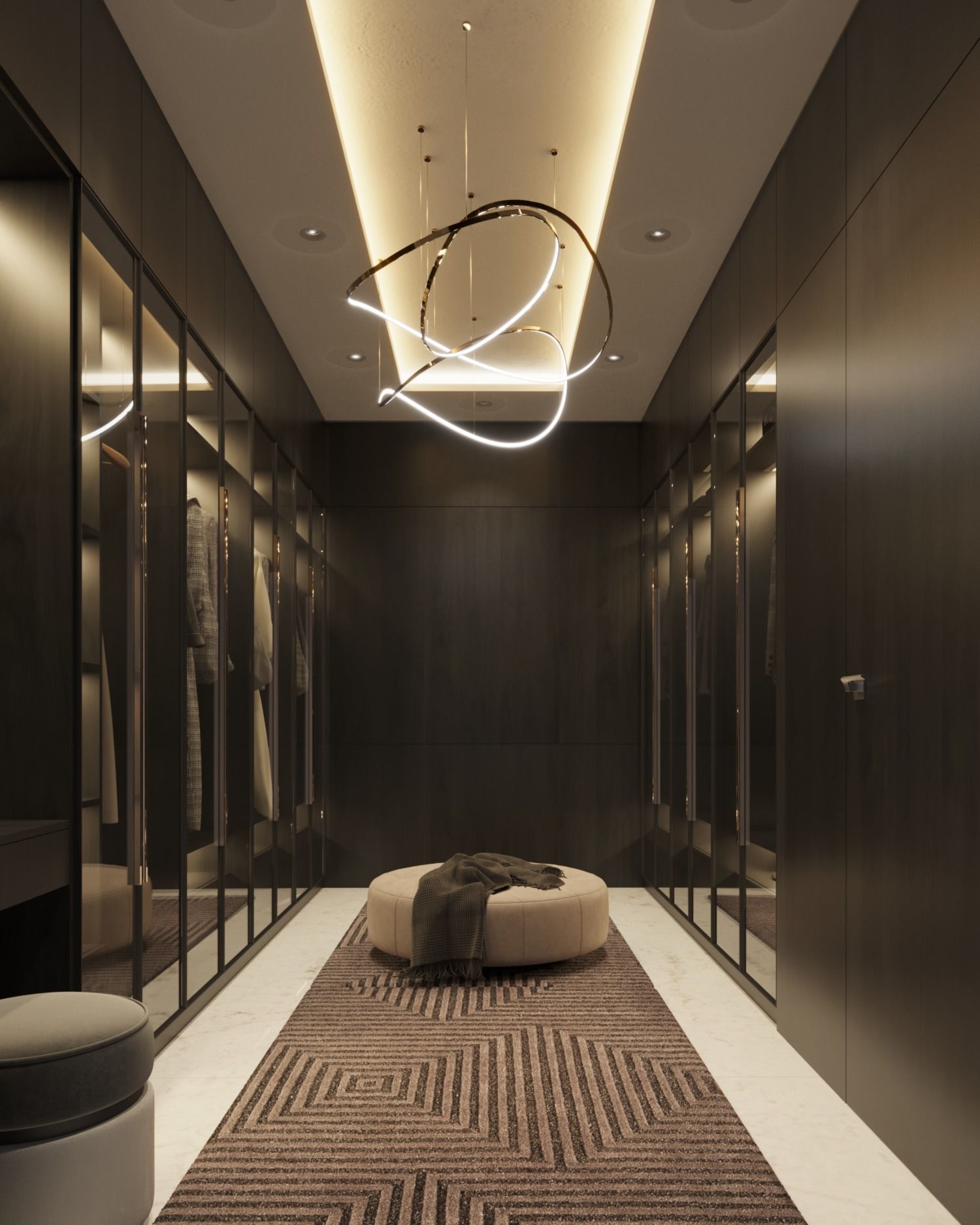 Dressing room and Bathroom free 3D model | CGTrader