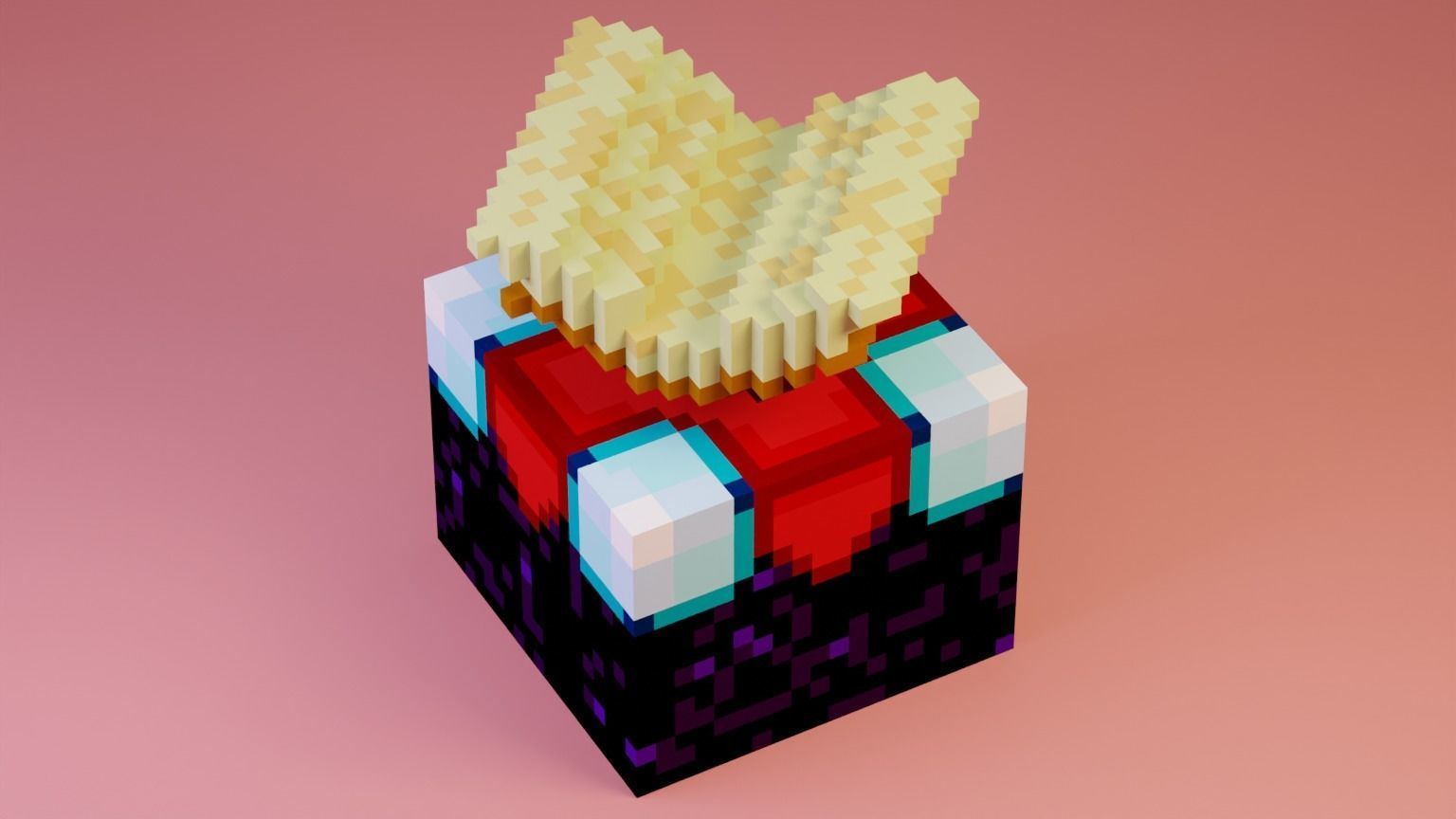 3D model Minecraft Enchanting Table voxel art VR / AR / low-poly | CGTrader