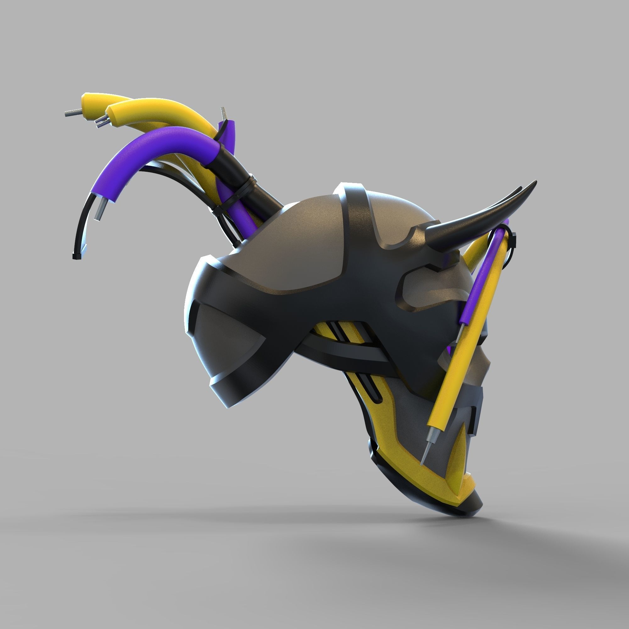 Hanzo Cyber Dragon Overwatch 2 Wearable Helmet 3D model 3D printable ...