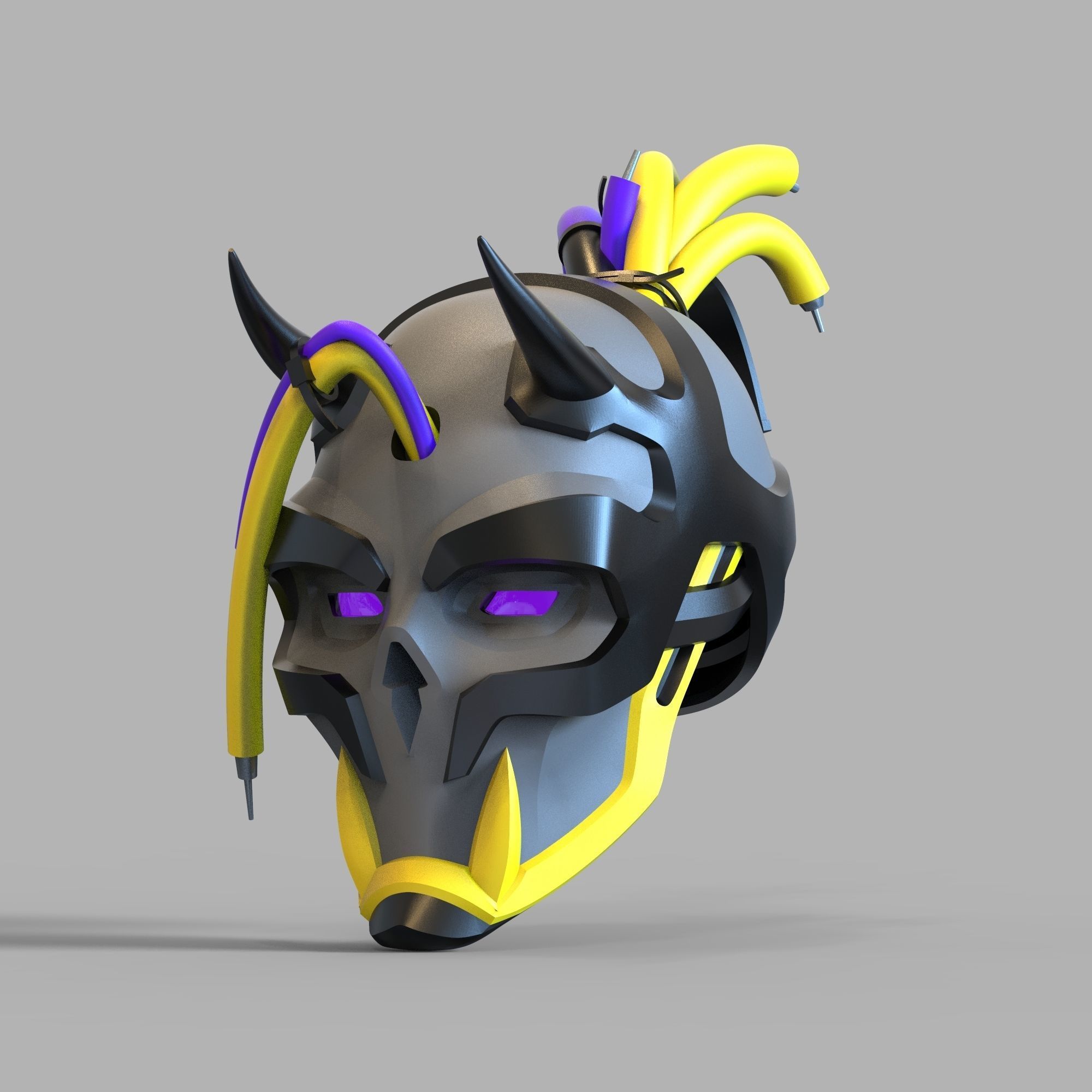 Hanzo Cyber Dragon Overwatch 2 Wearable Helmet 3D model 3D printable ...