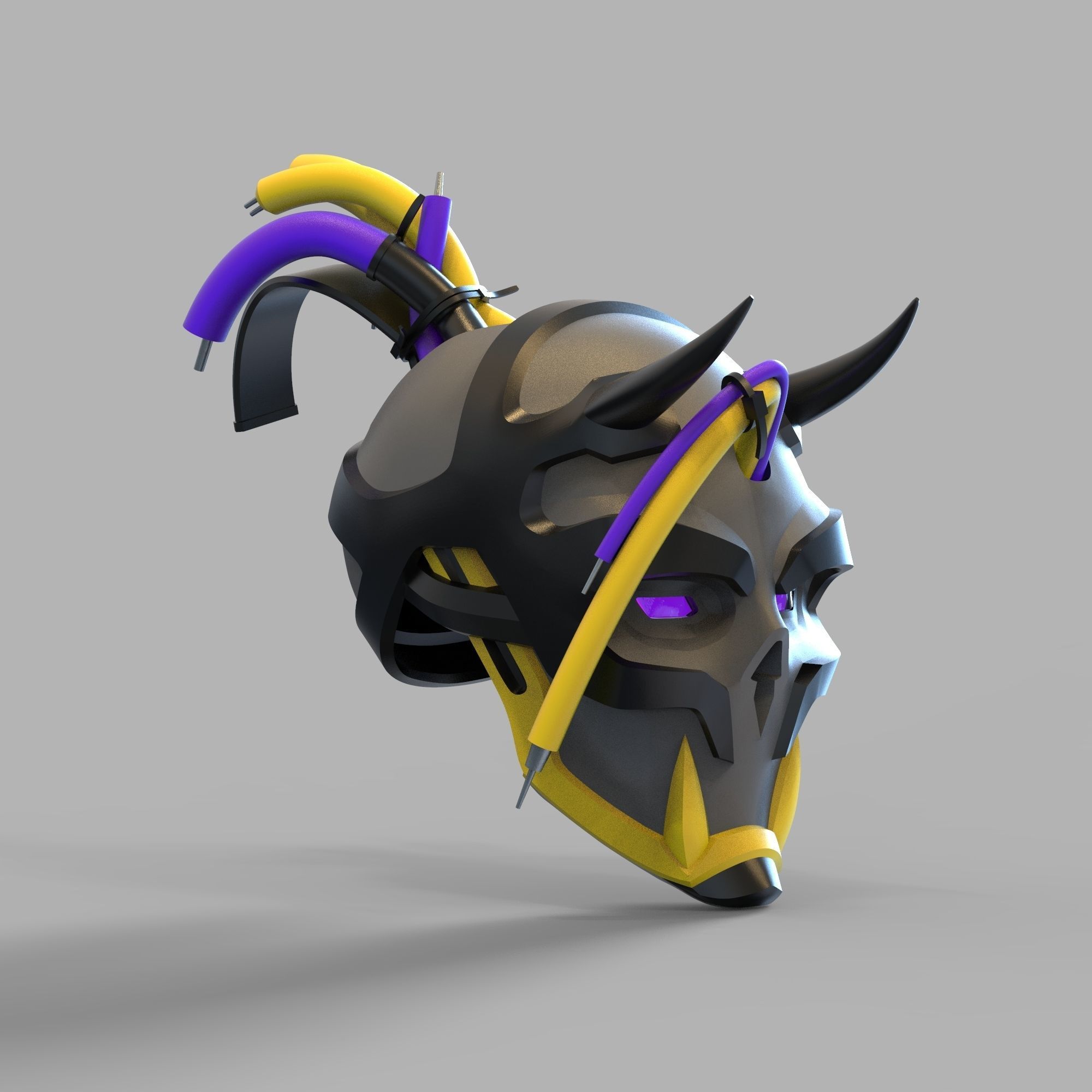 Hanzo Cyber Dragon Overwatch 2 Wearable Helmet 3D model 3D printable ...