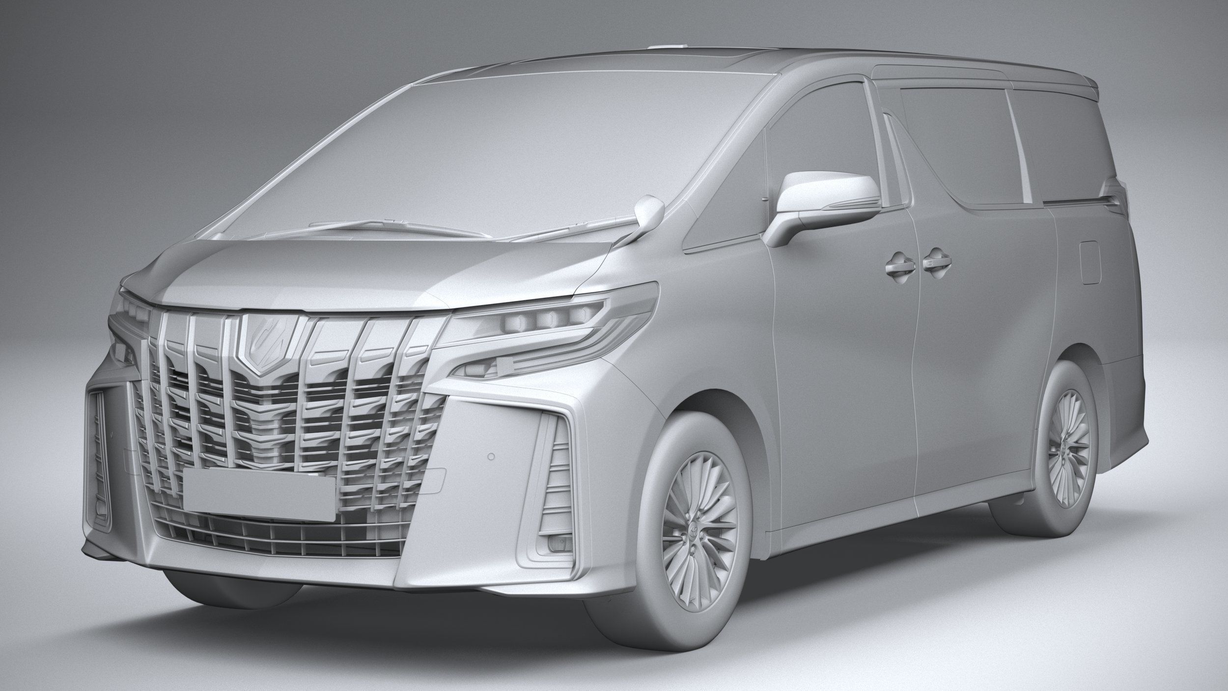 Toyota Alphard 2023 3D model | CGTrader