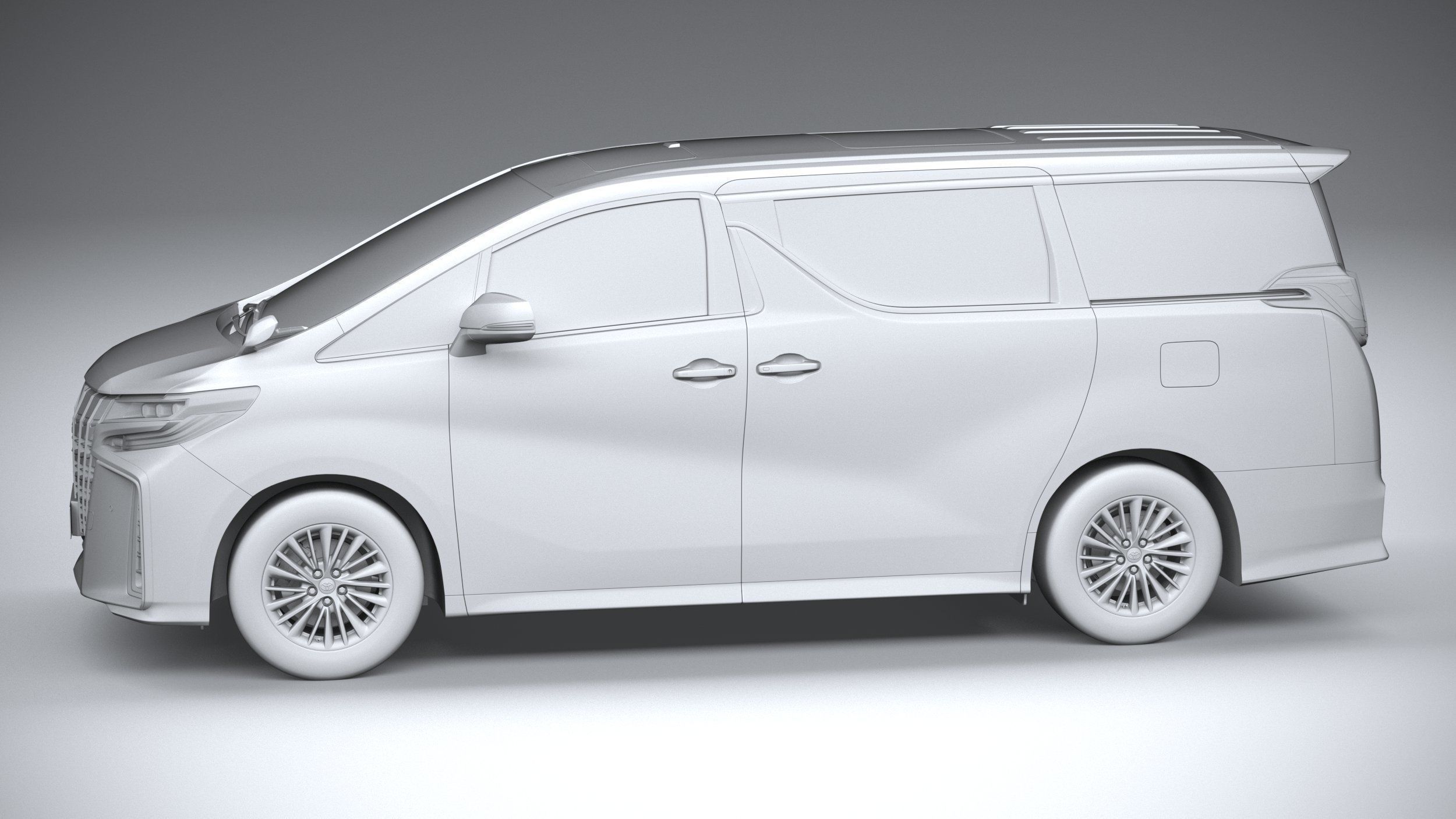 Toyota Alphard 2023 3D model | CGTrader
