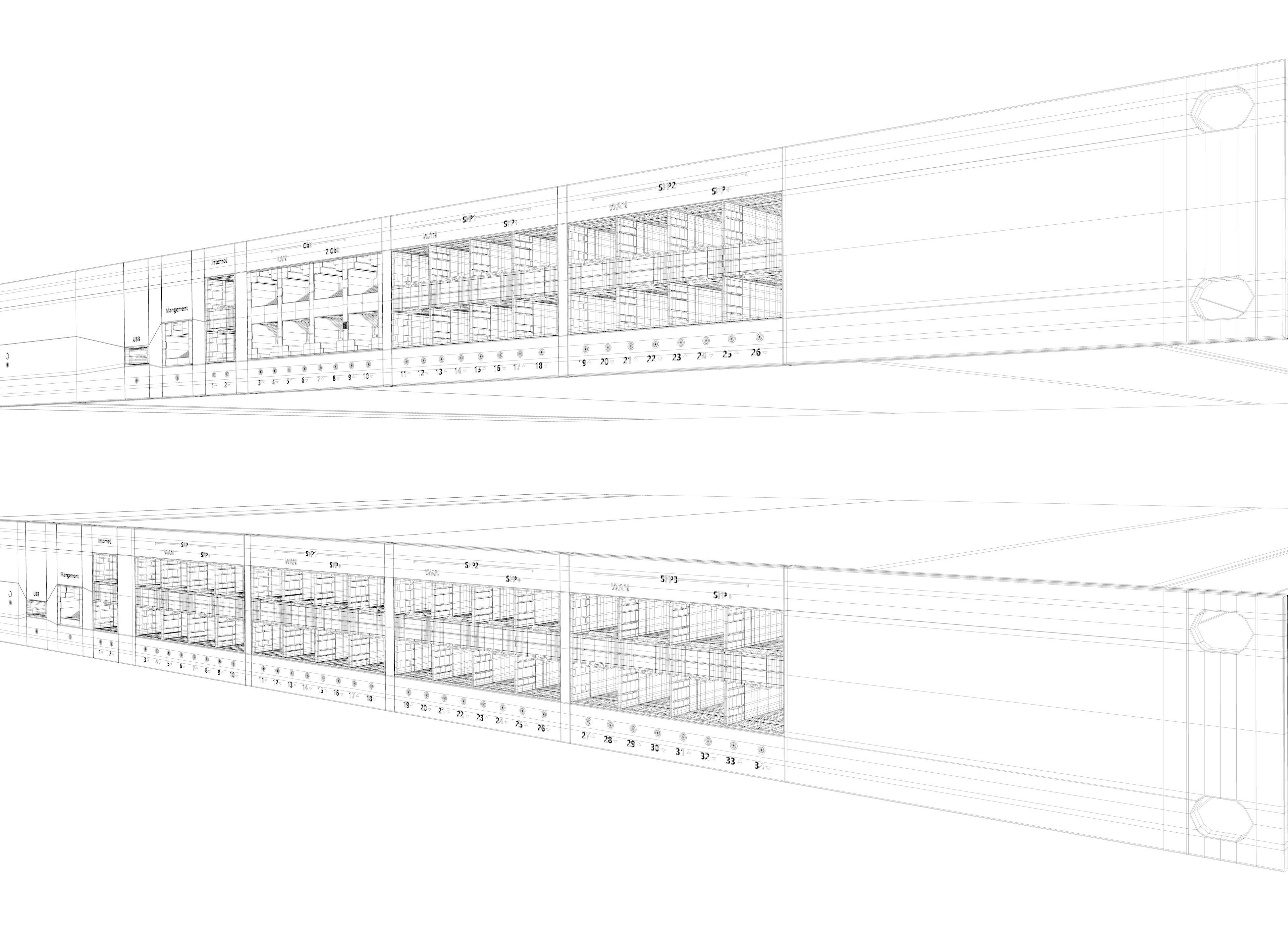 Network Firewall and Switch 3D model | CGTrader