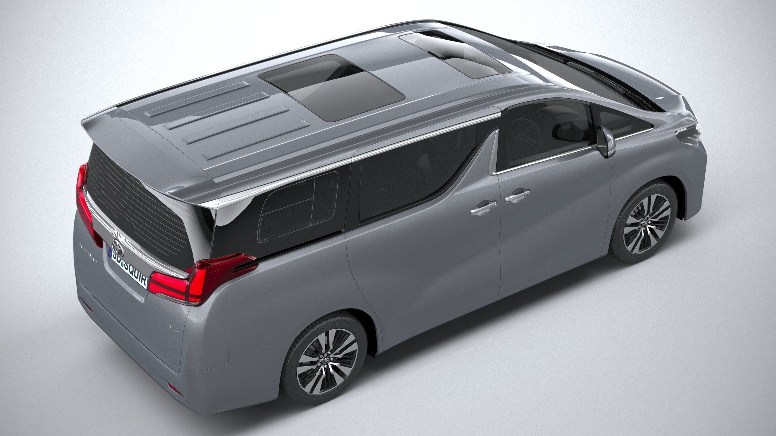 Toyota Alphard base 2023 3D model | CGTrader
