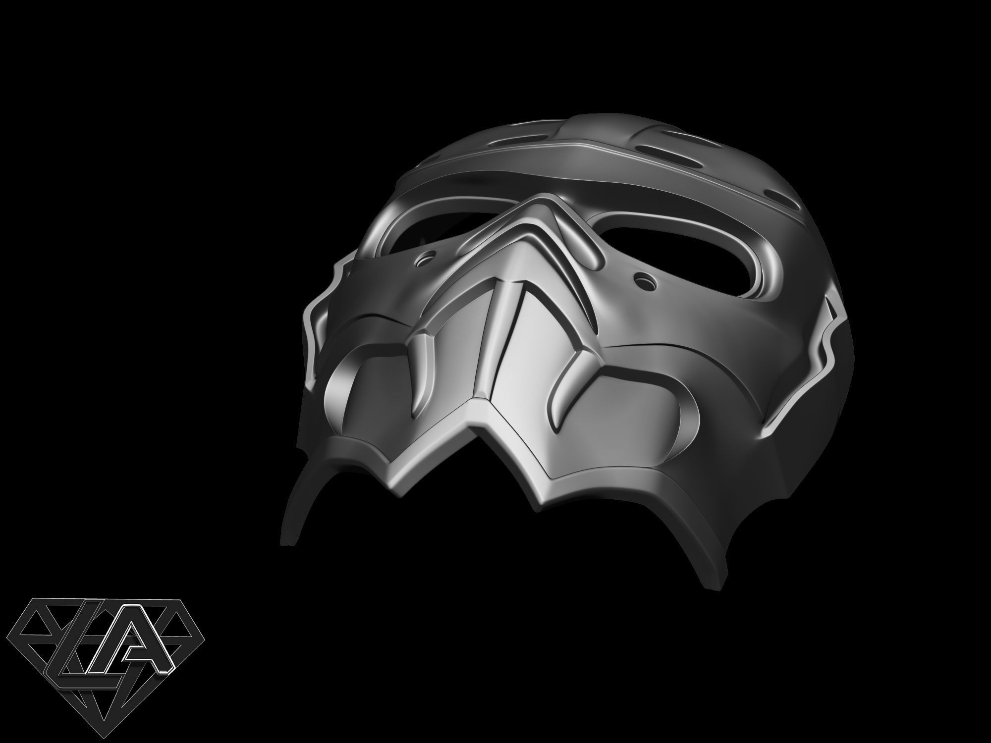 Predator custom Hockey mask 3D model 3D printable | CGTrader