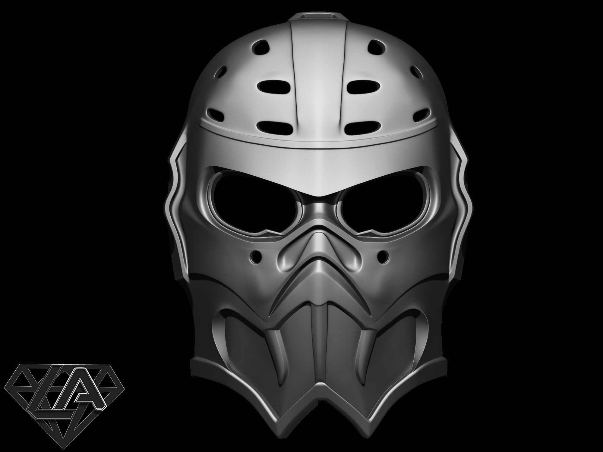 Predator custom Hockey mask 3D model 3D printable | CGTrader