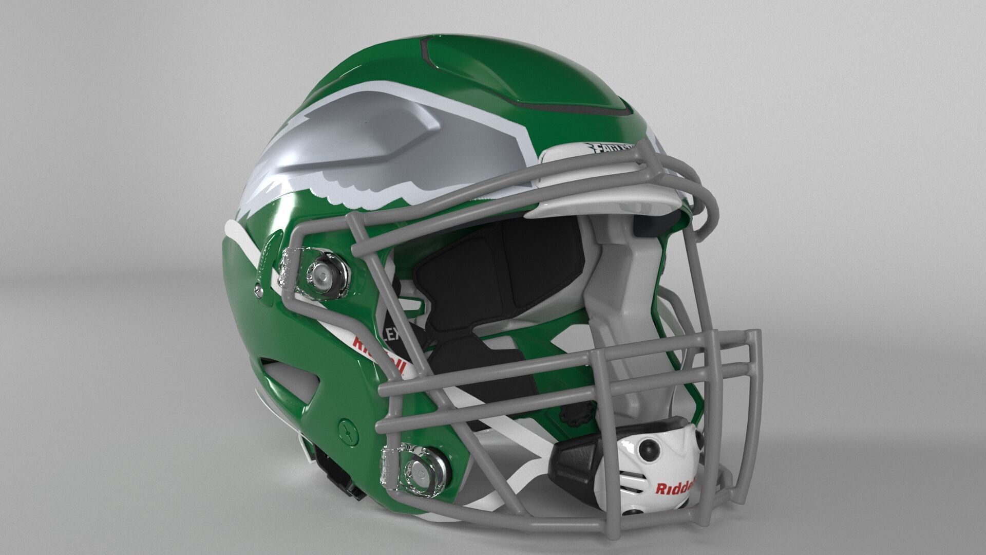 PHILADELPHIA EAGLES Helmet Football NFC East PBR updated 2025 3D model ...