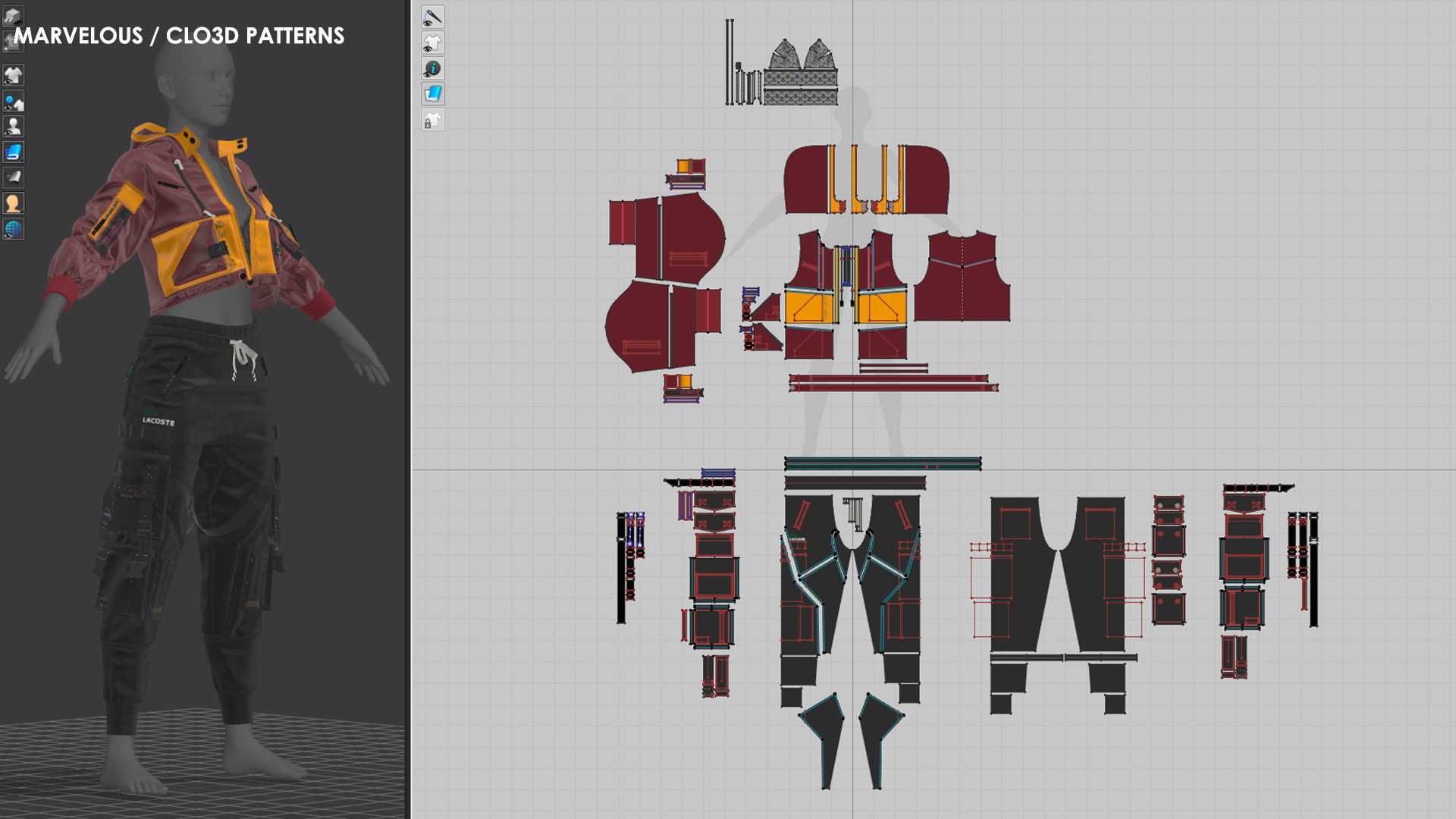 10 Outfits VOL 1 - Marvelous - CLO Project file 3D model | CGTrader